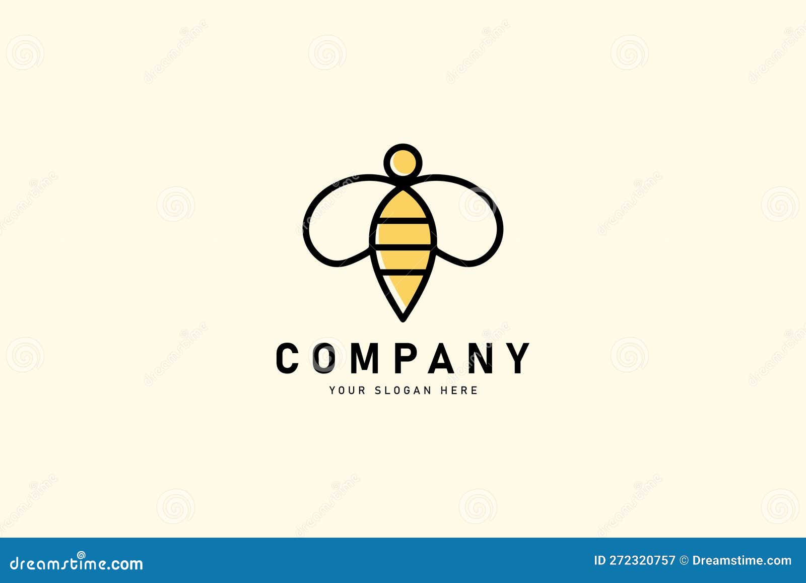 Honey Bee Bumblebee Logo Design Icon Vector. Stock Vector ...