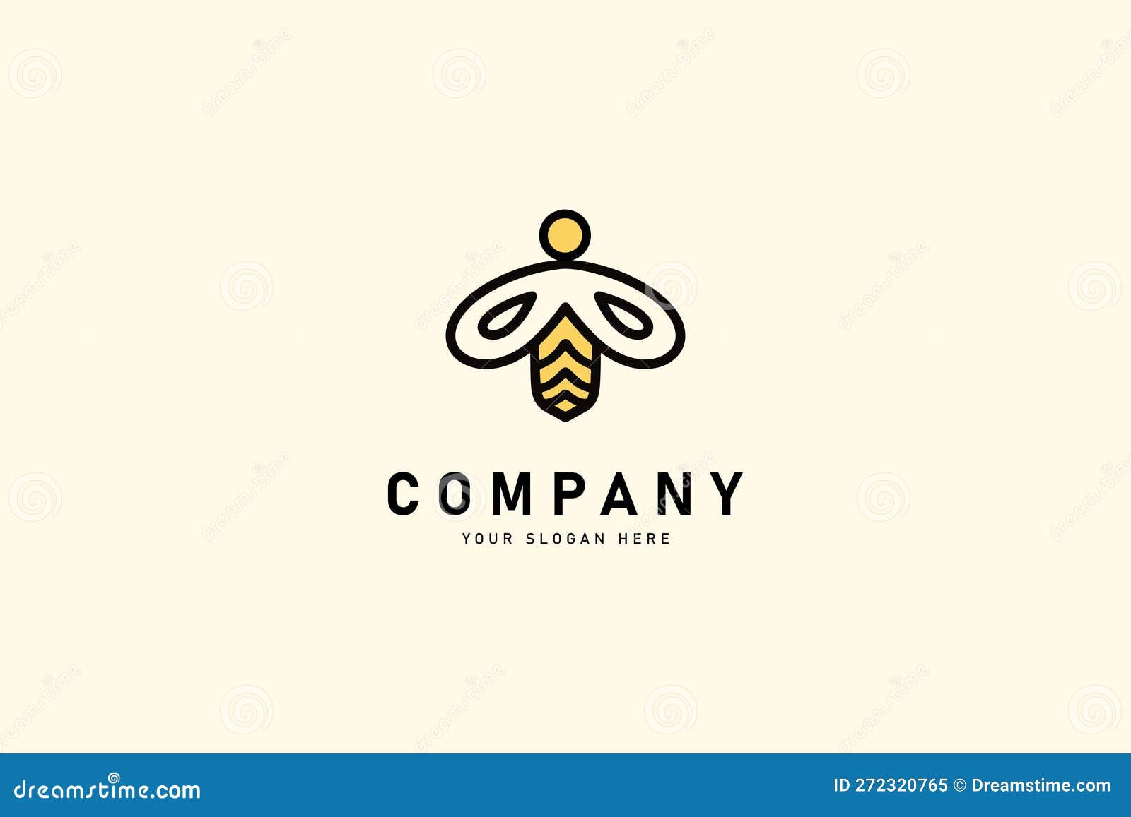 Honey Bee Bumblebee Logo Design Icon Vector. Stock Vector ...