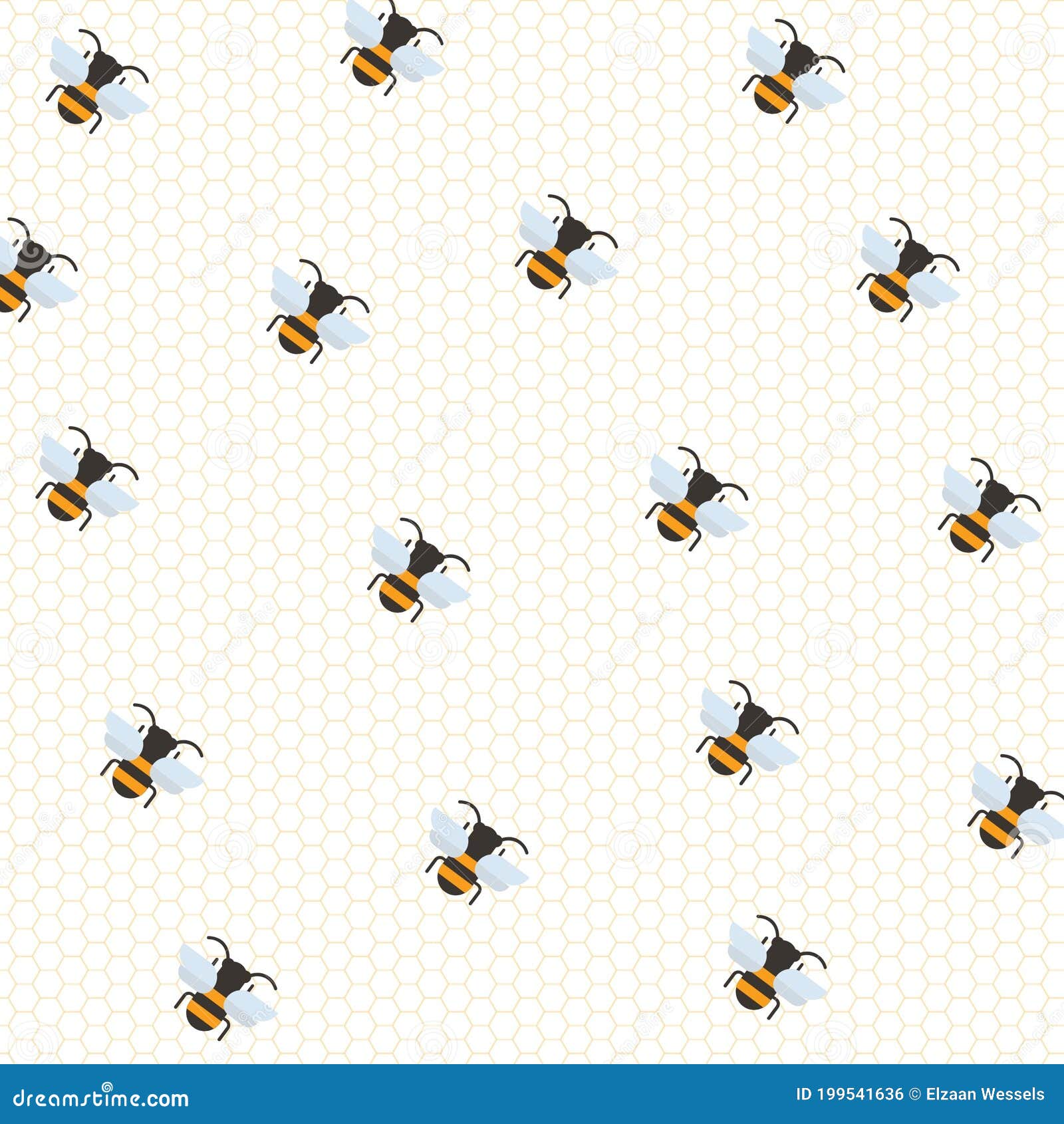 Beehive Background Vector Illustration | CartoonDealer.com #7857146