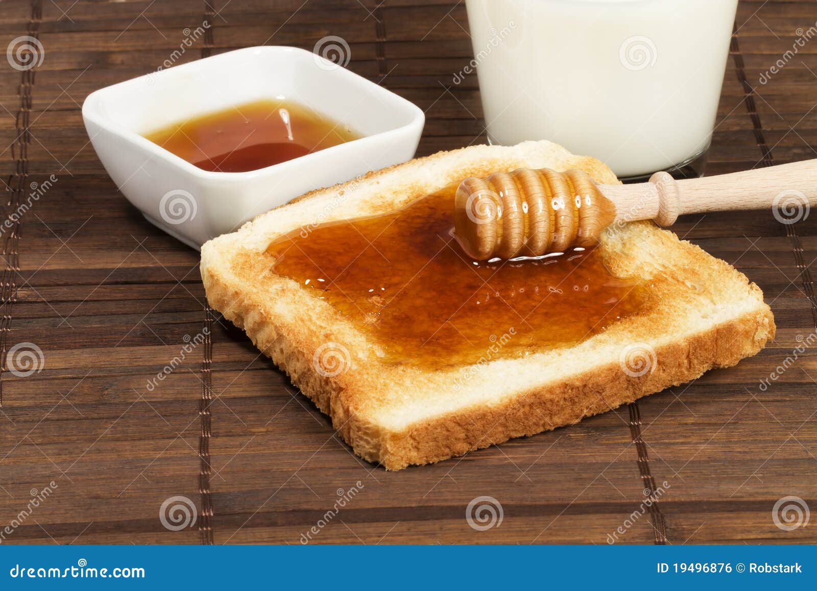 Honey breakfast stock photo. Image of sugar, diet, breakfast - 19496876