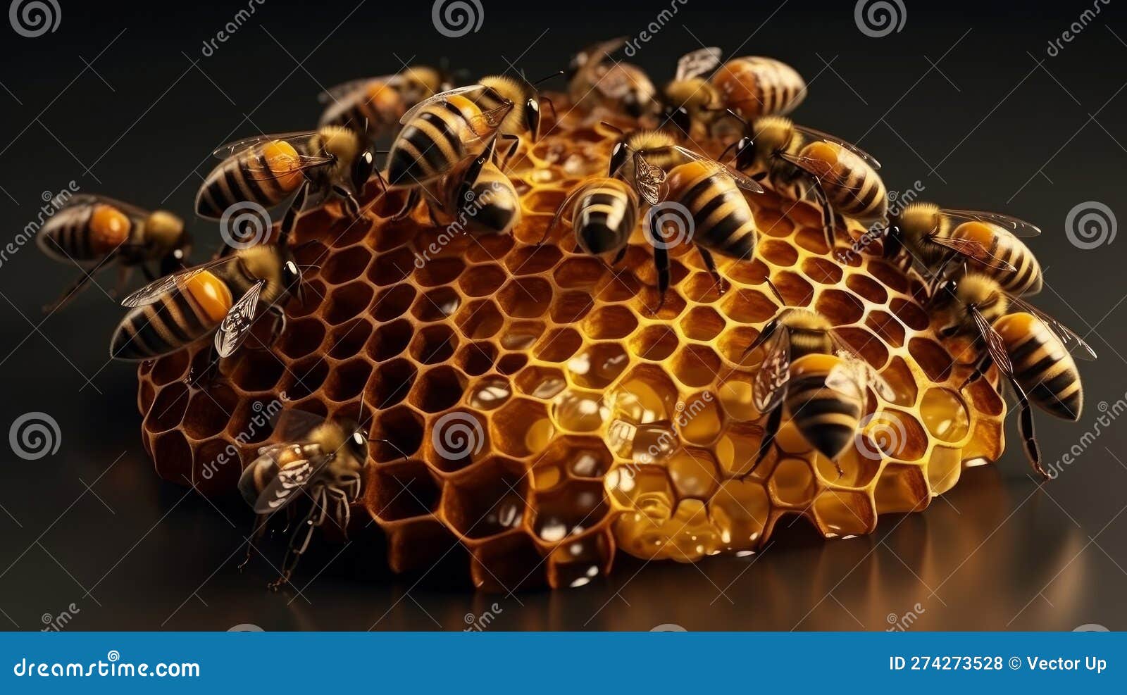 Bee On Cell, Bees And Honey, Bumblebee Royalty-Free Stock Image ...