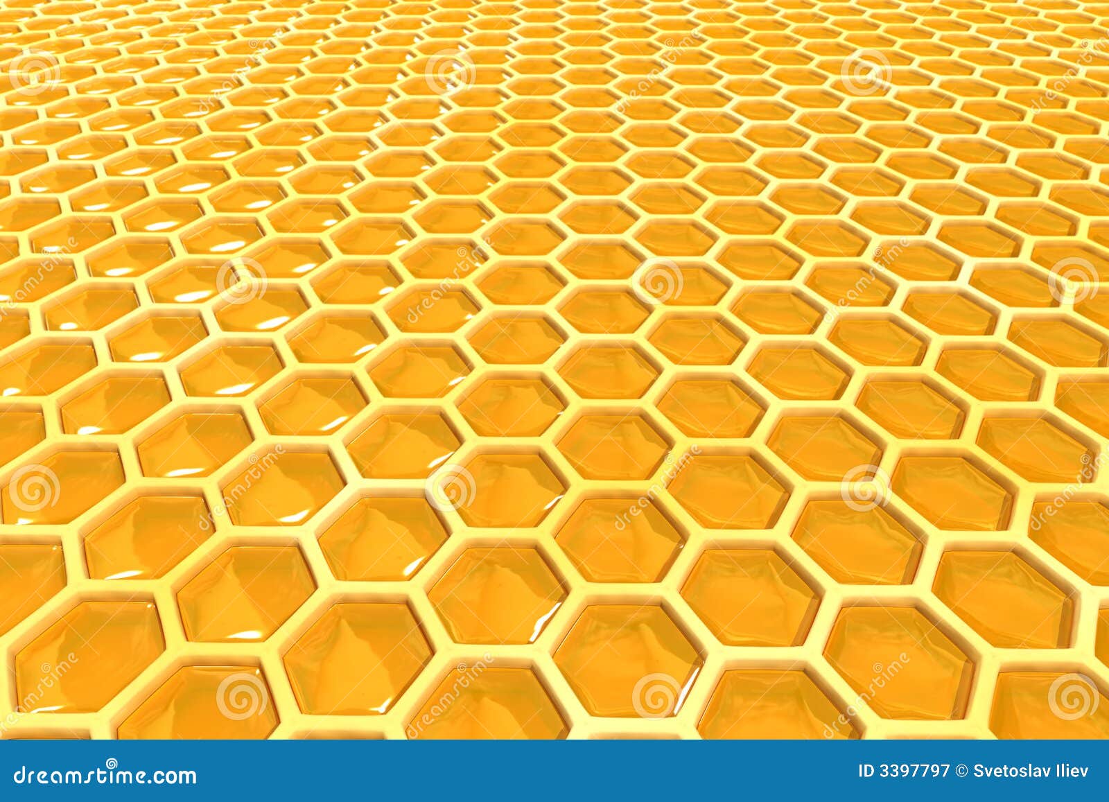 Honey Cells Royalty-Free Stock Photo | CartoonDealer.com #3397797