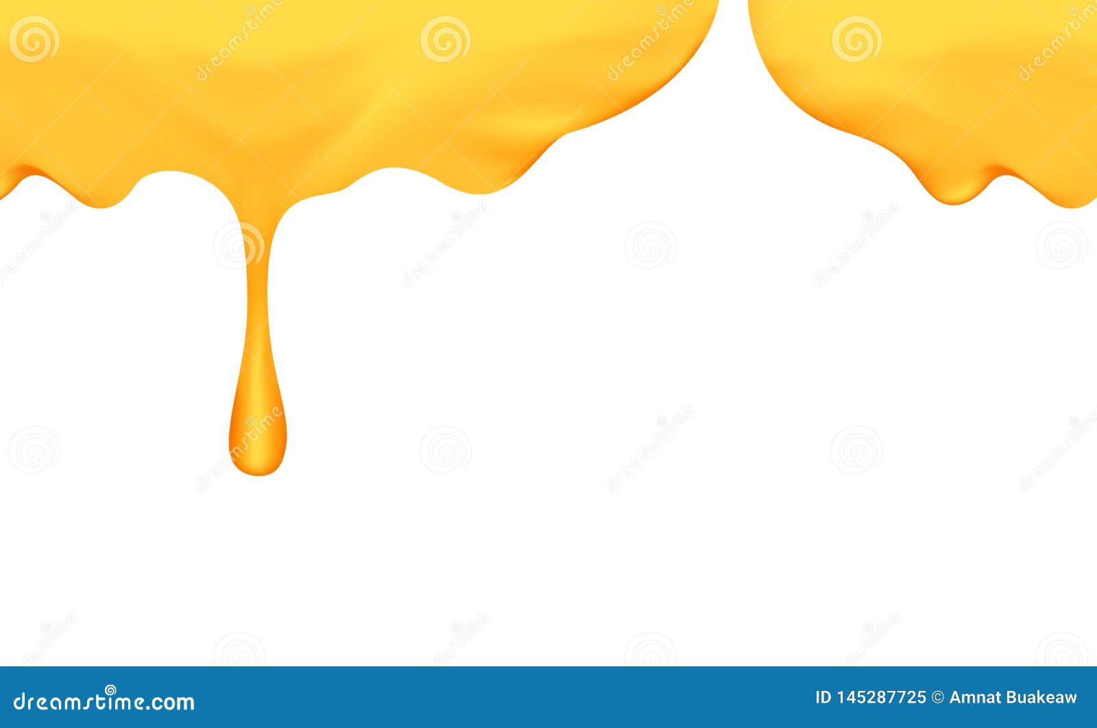Honey Dripping With Honey Dipper Isolated On White Background Honey