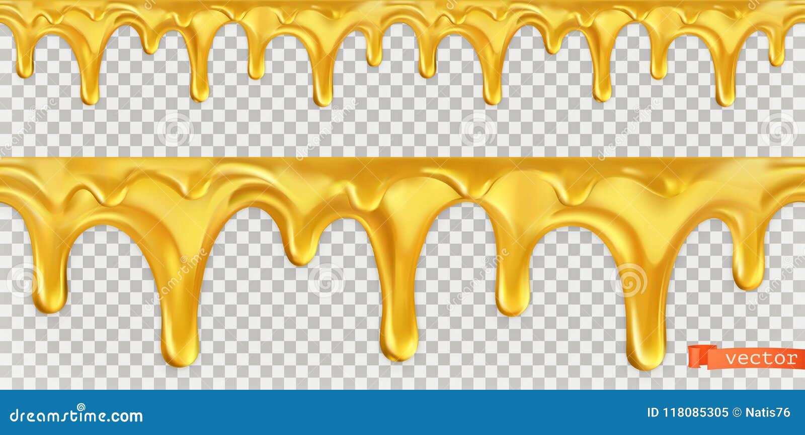 Honey Drop Seamless. Vector Stock Vector - Illustration of mead ...