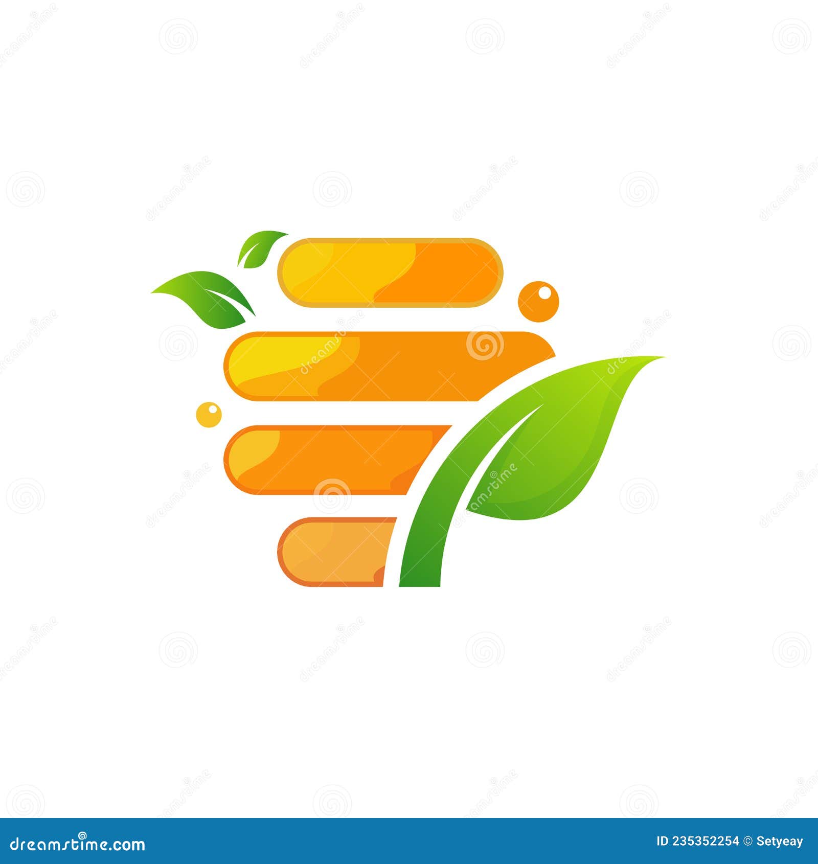 Honey Farm Logo Design Vector Template. Farm Logo Concept Stock ...