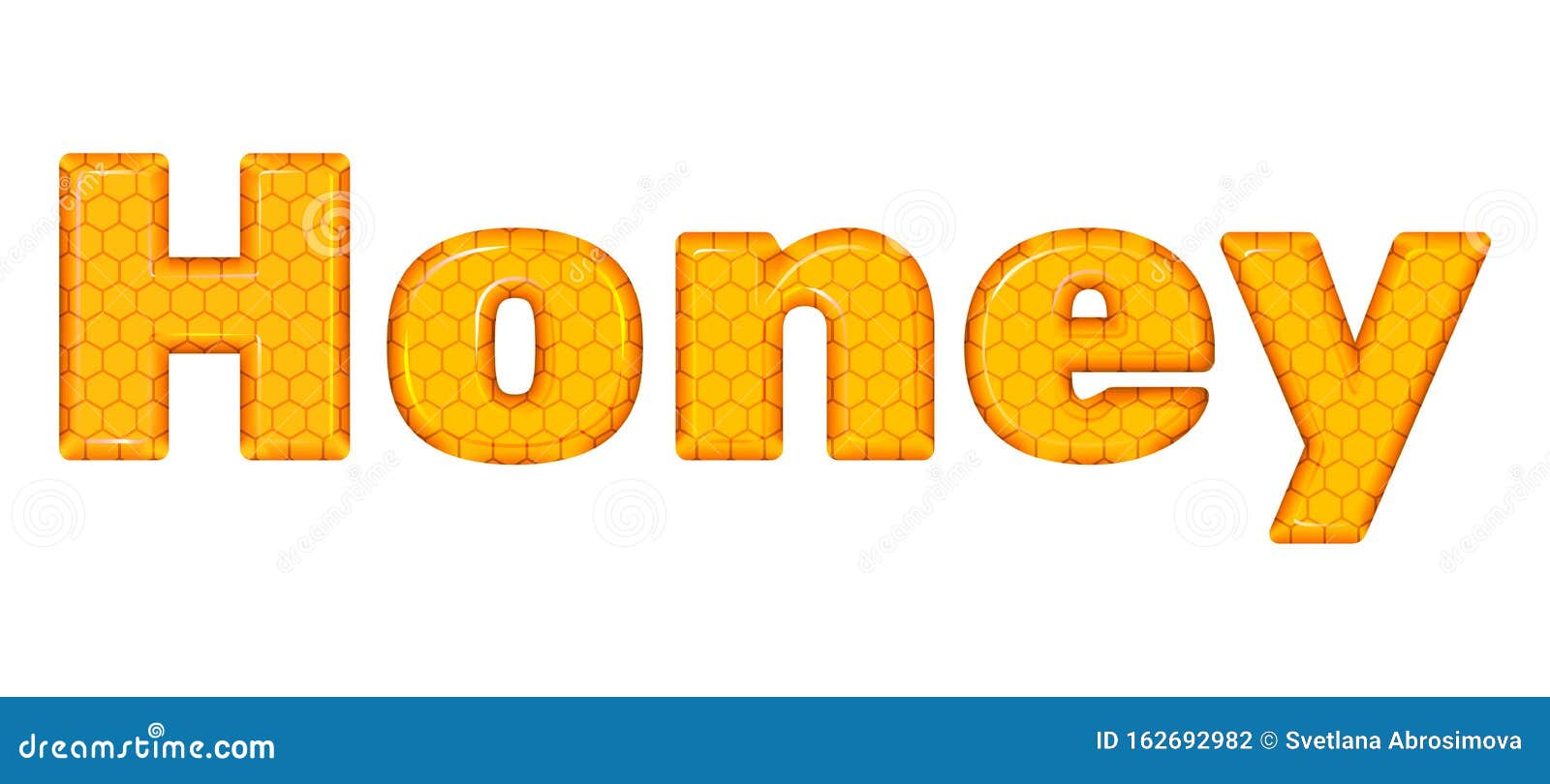 Honey stock vector. Illustration of beekeeping, honey - 162692982