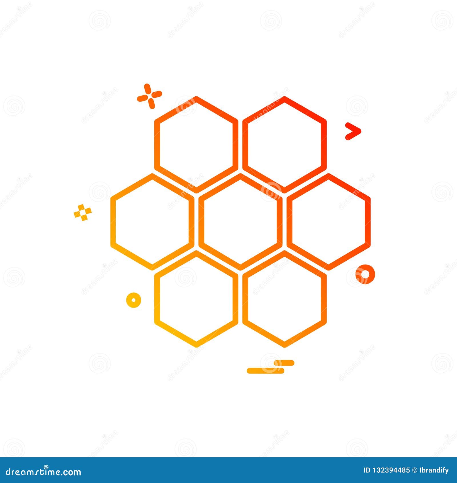 Honey icon design vector stock vector. Illustration of food - 132394485
