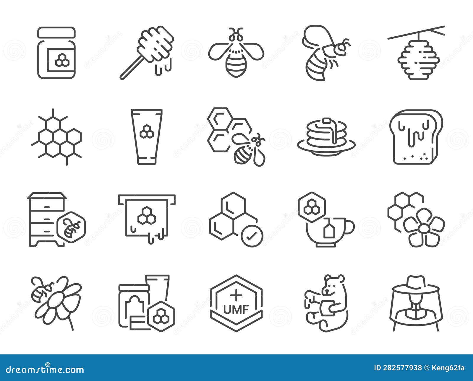 Honey Icon Set. it Included Bee, Hive, Products, Sweet, and More Icons ... Honey Icon Set. it Included Bee, Hive, Products, Sweet, and More Icons ...