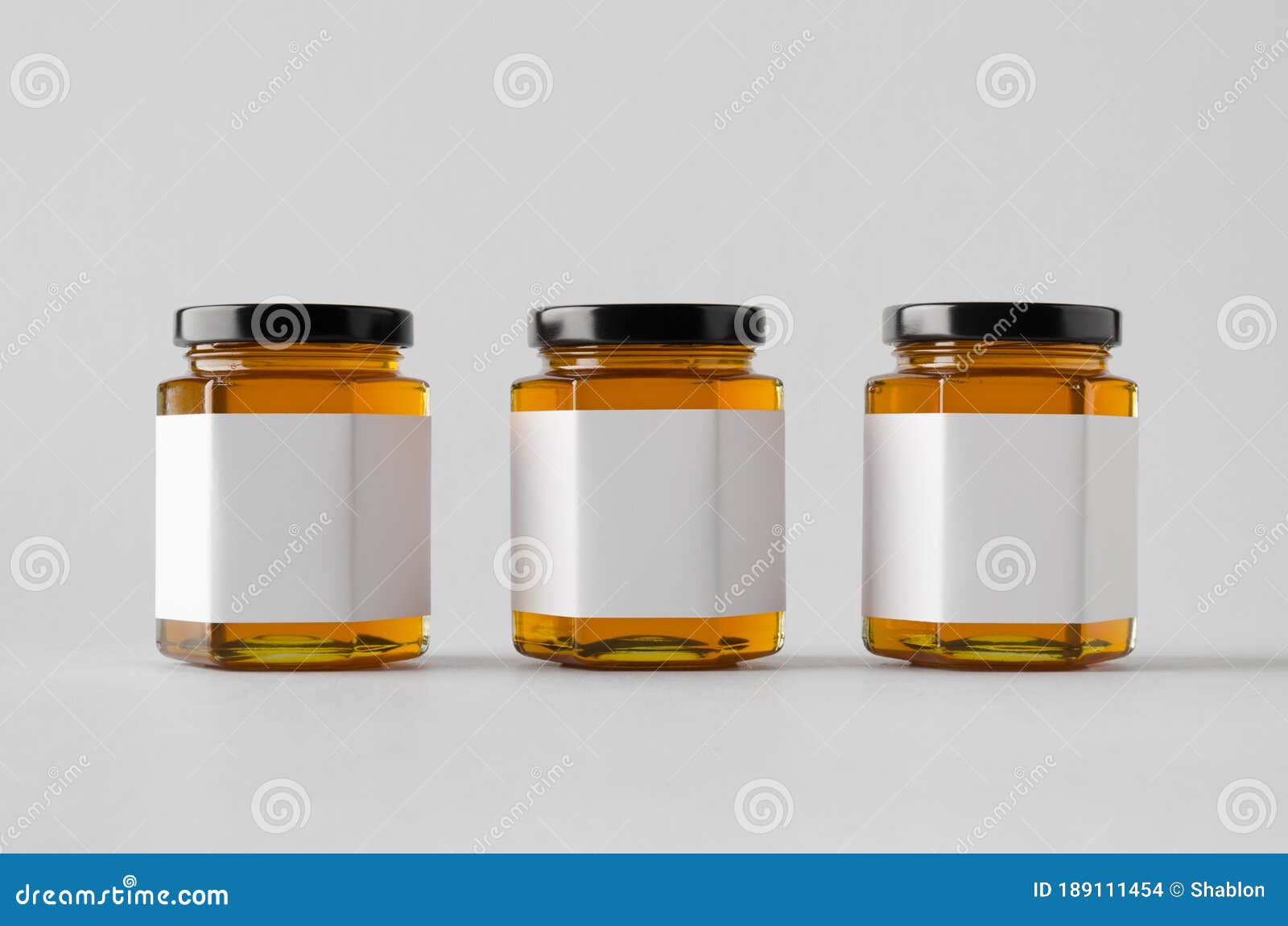 Three Jars Of Fruit Jam Standing In A Row Royalty-Free Stock Image ...