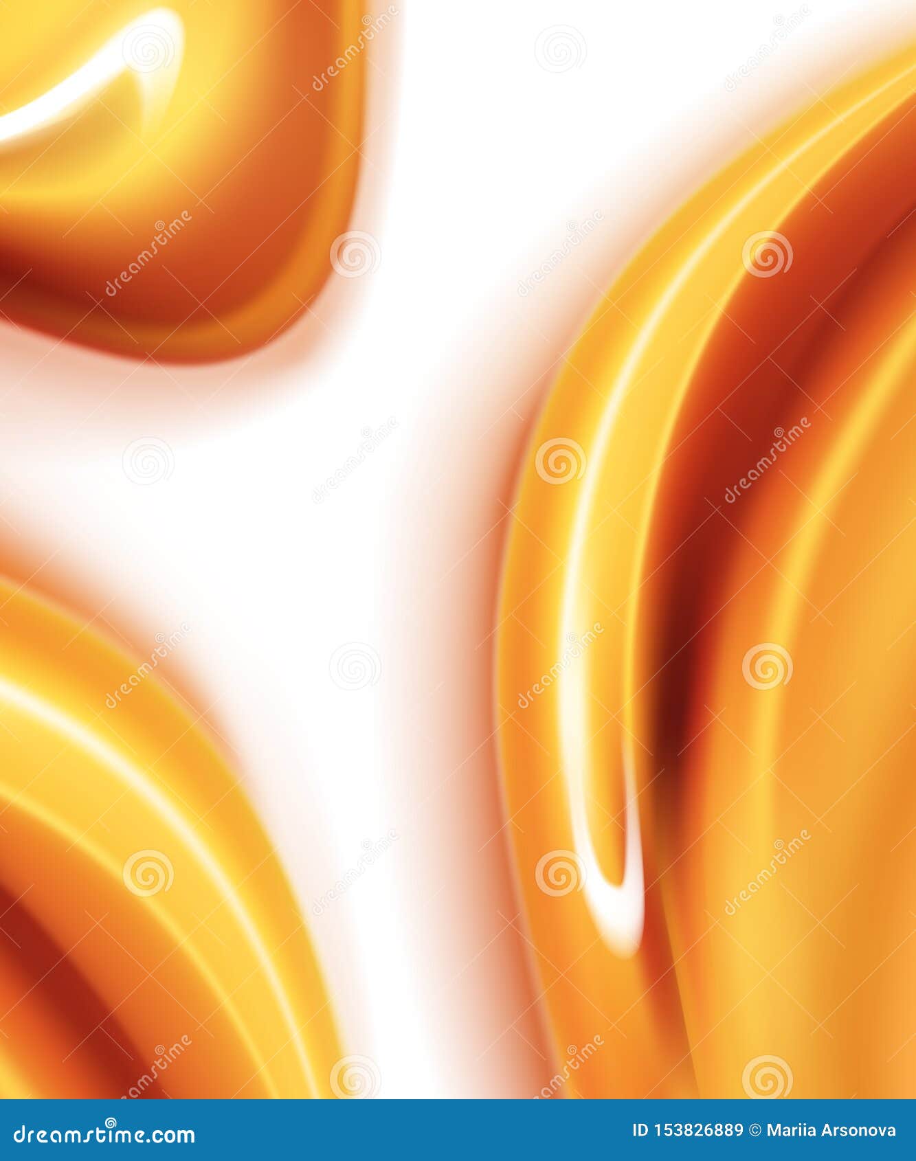 Honey Liquid Texture, Golden Honey in 3d Illustration for Design Uses ...