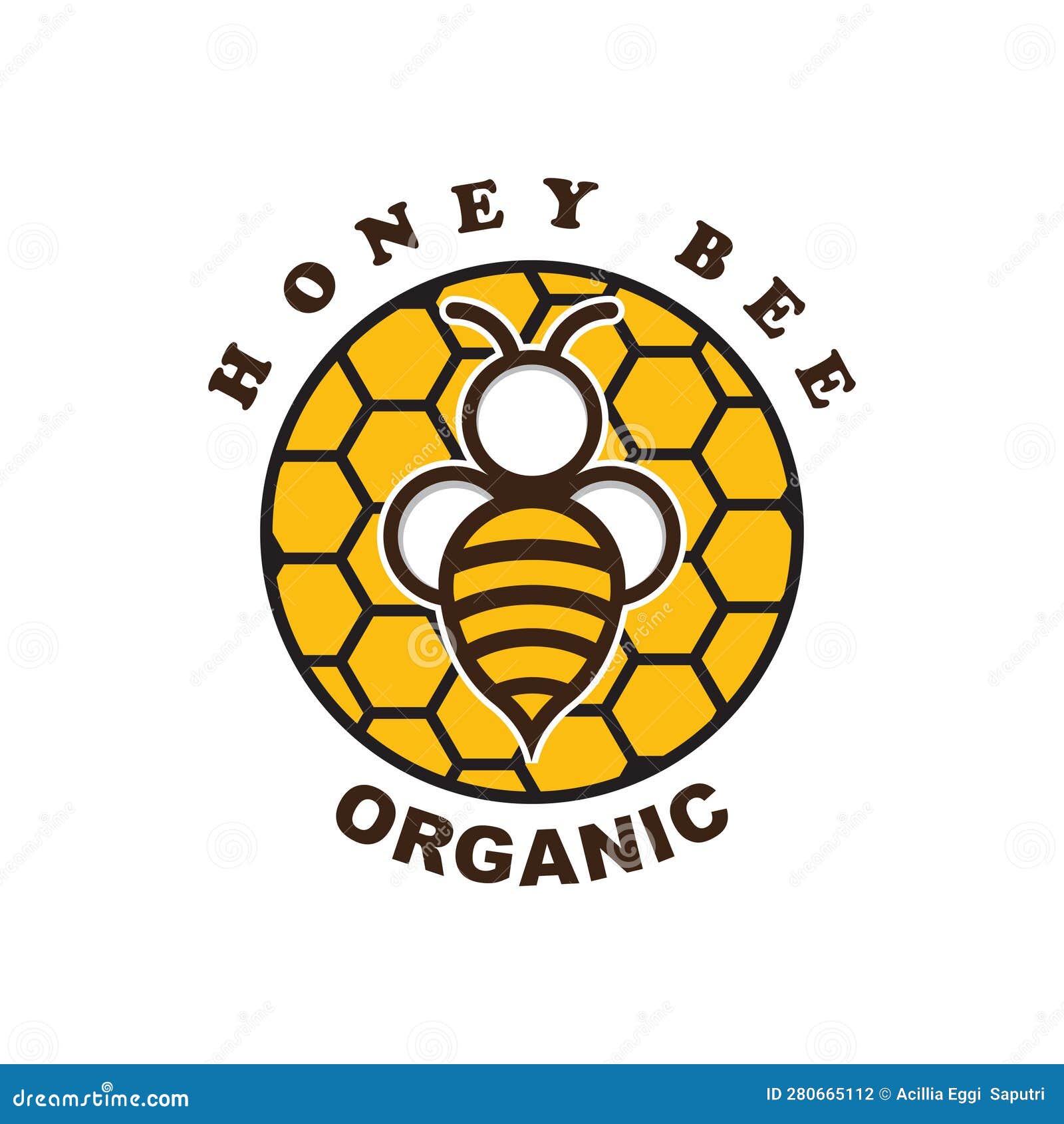 Honey logo vector stock vector. Illustration of vector - 280665112