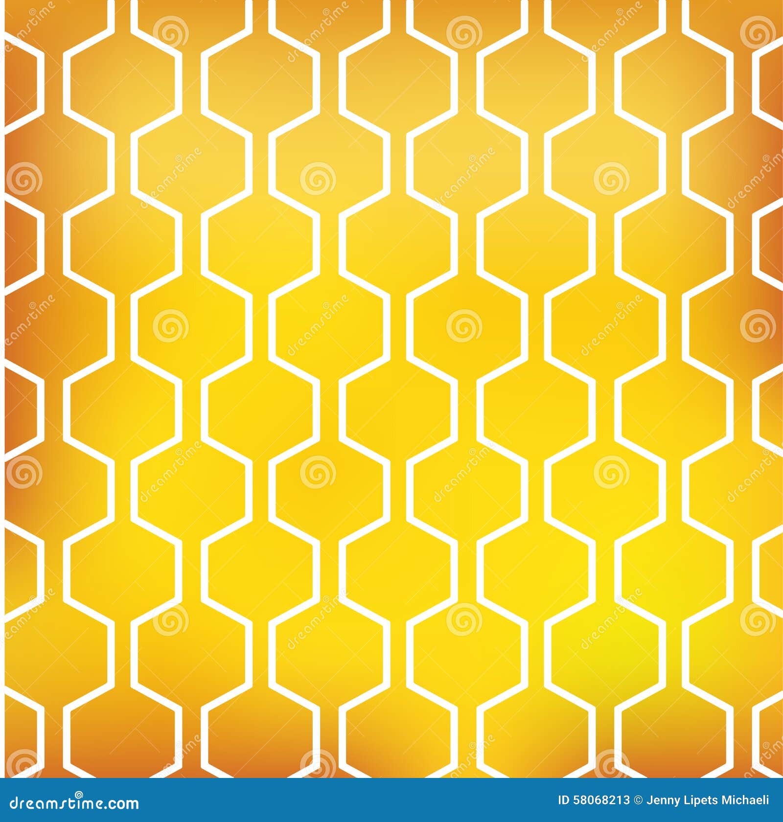 Honey Pattern. Honeybee Comb Liquid Healthy Apiary Products Symbols ...
