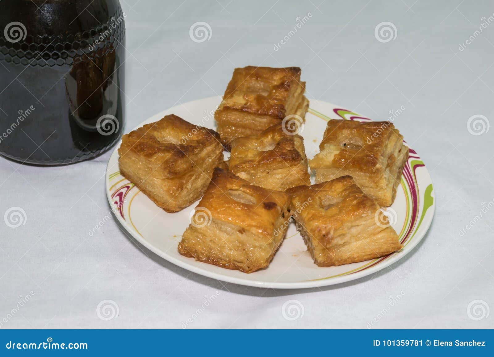 Honey puffs stock image. Image of honey, nosh, sweet - 101359781