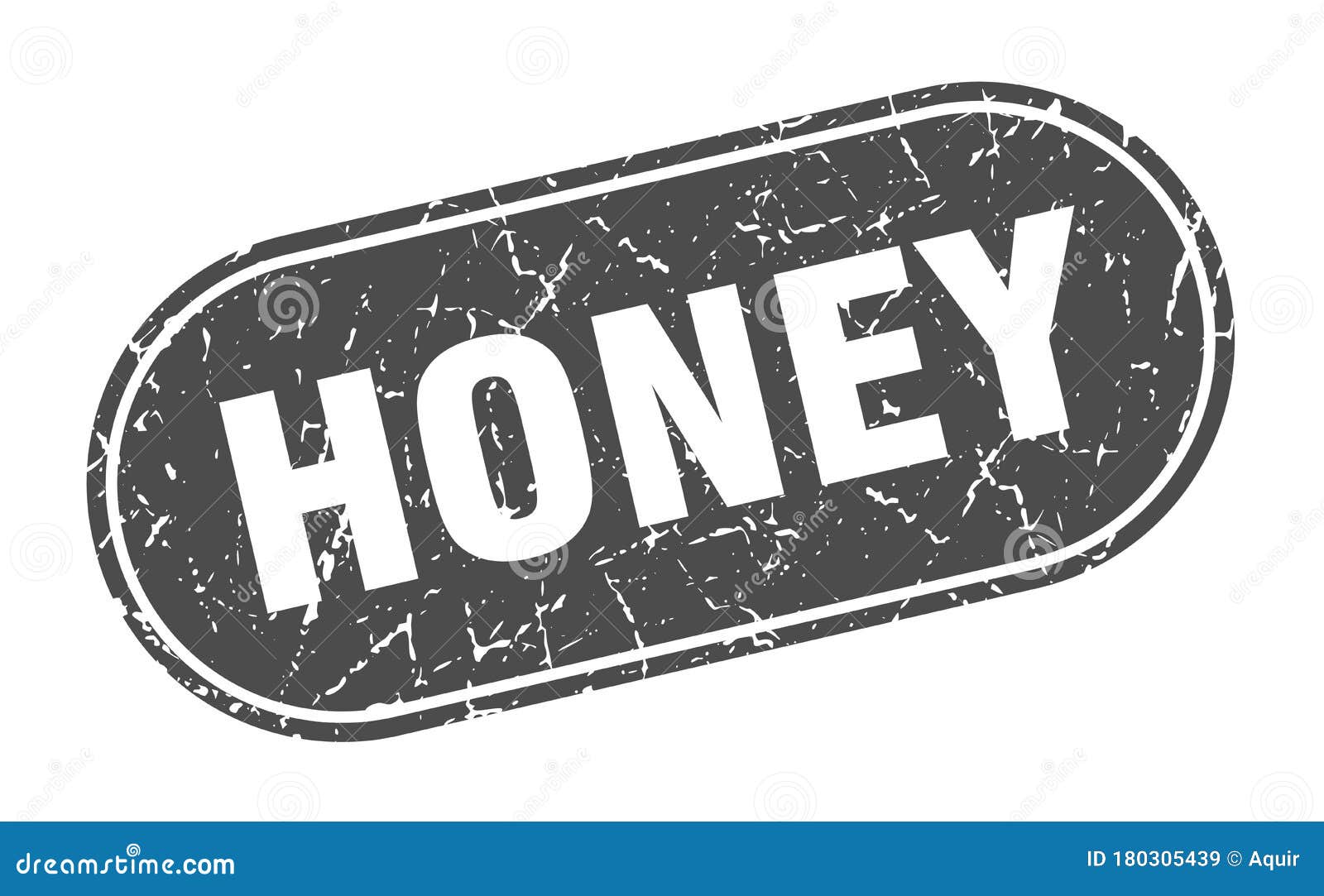 Honey Sign. Honey Grunge Stamp Stock Vector - Illustration of label ...