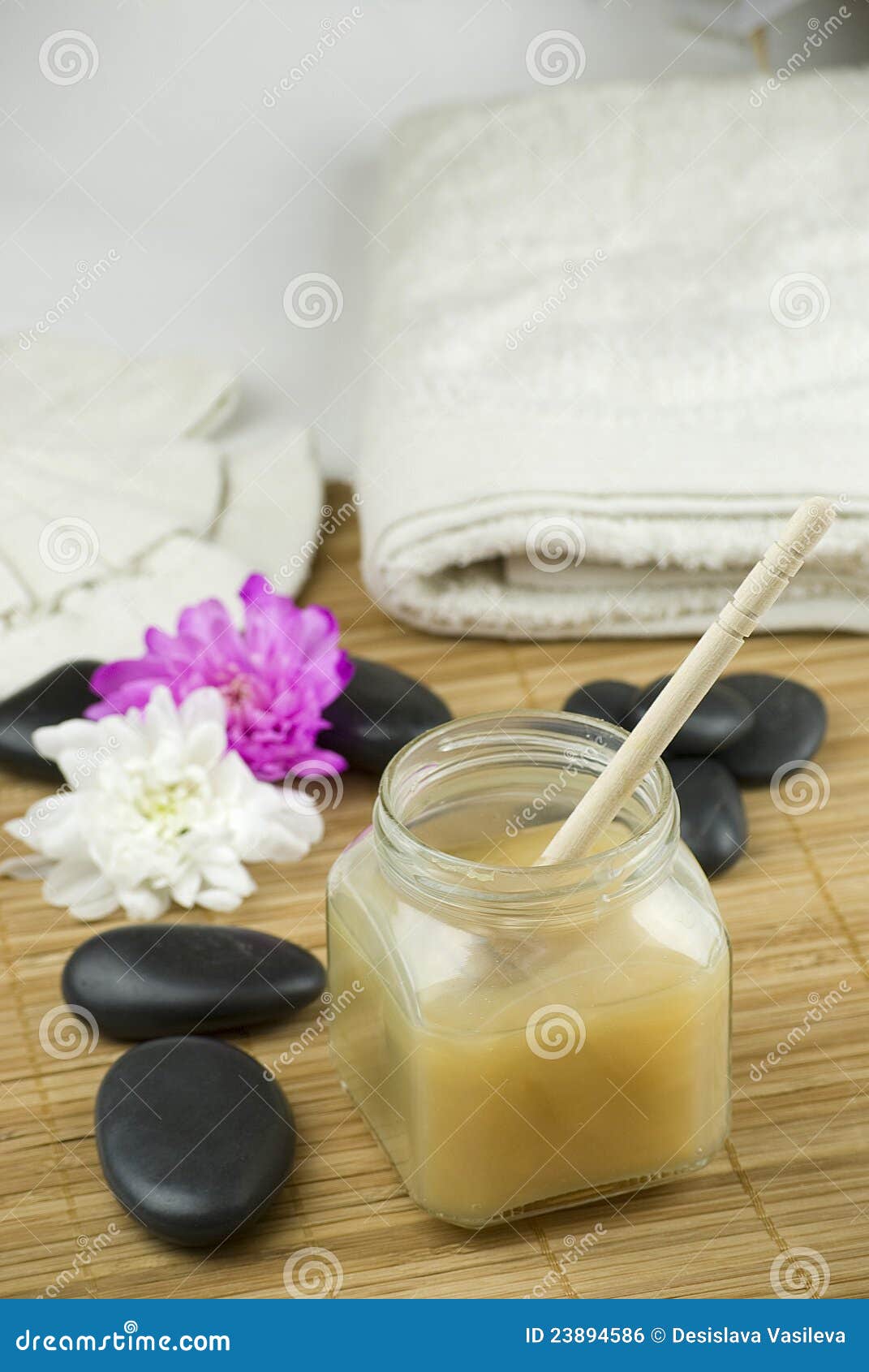Honey spa stock photo. Image of foam, cosmetics, luxury - 23894586