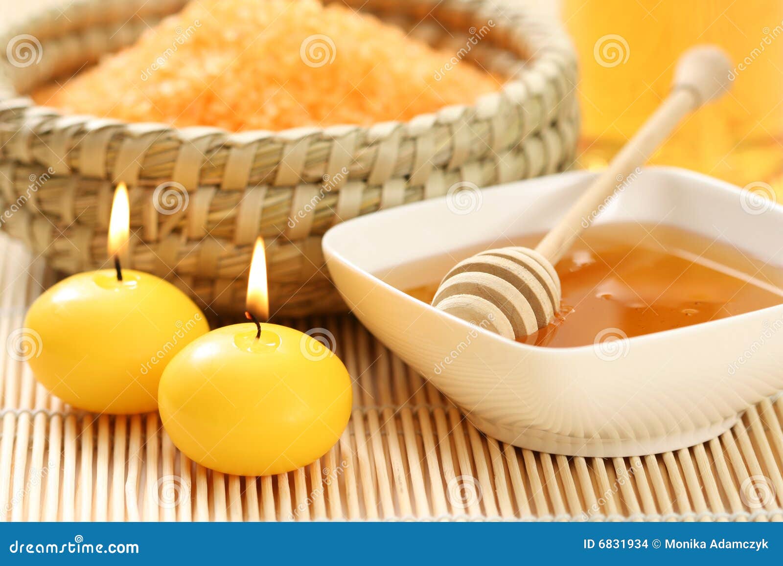 Honey spa stock photo. Image of toiletries, body, lifestyle - 6831934