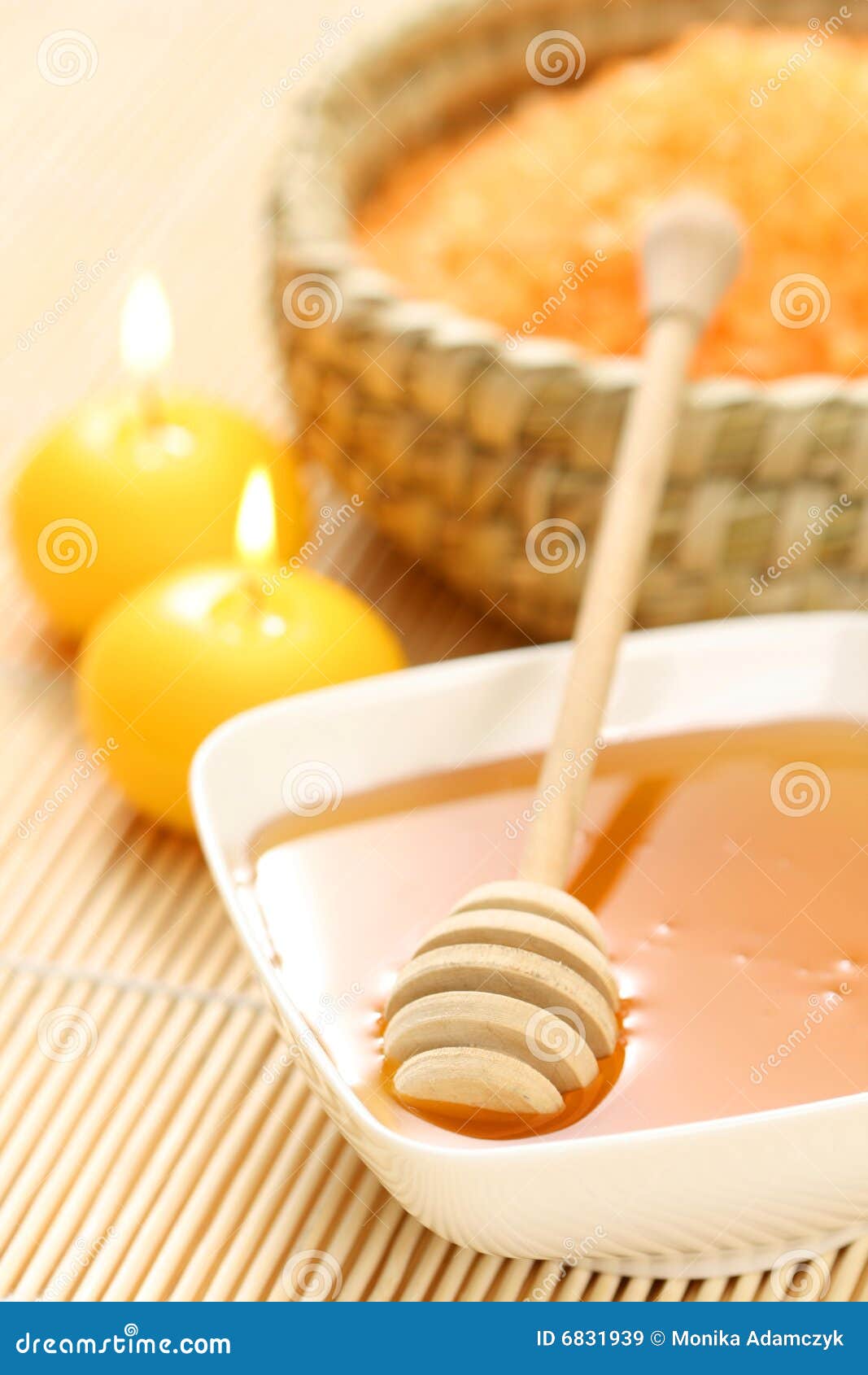 Honey spa stock image. Image of wellness, relaxation, lifestyle - 6831939