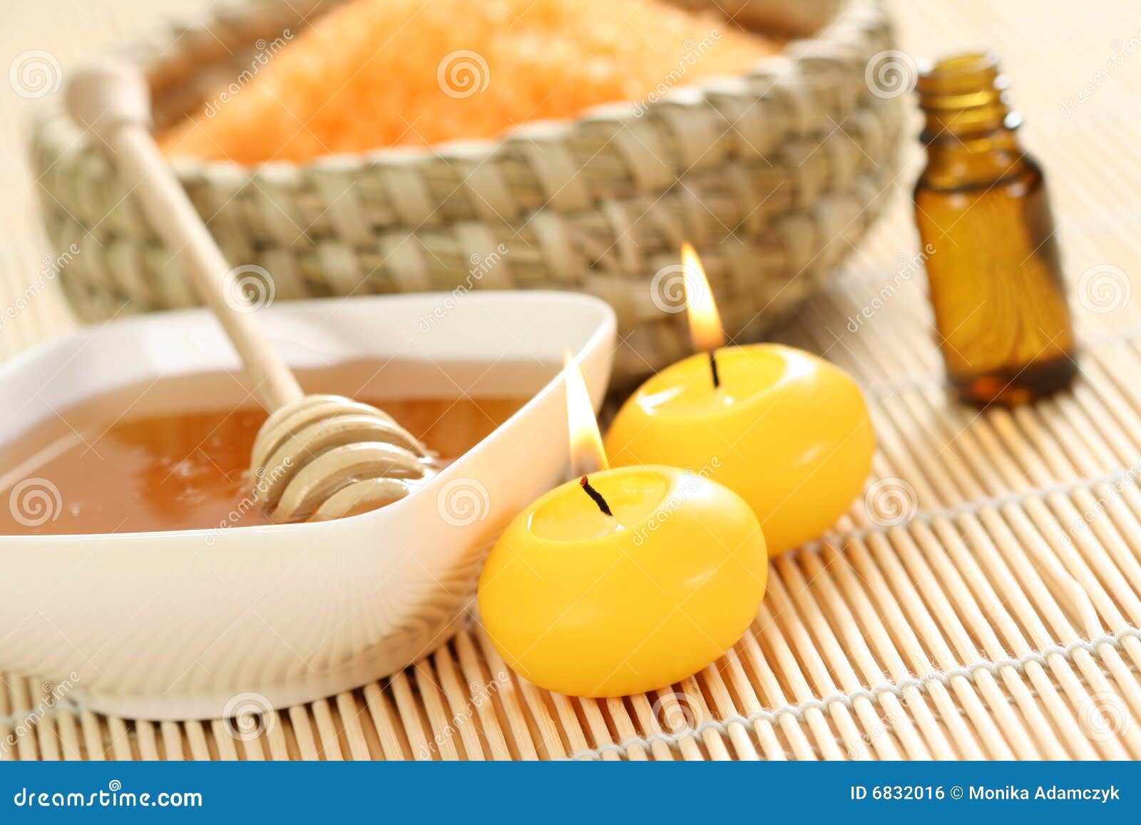 Honey spa stock photo. Image of lifestyle, treatment, bath - 6832016