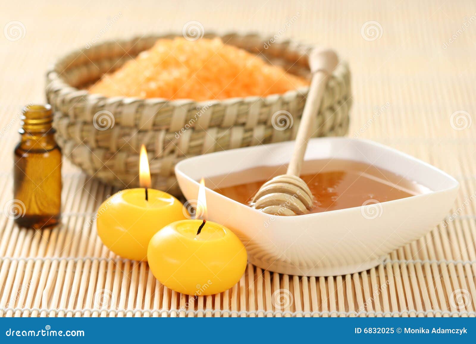 Honey spa stock image. Image of relaxation, beauty, honey - 6832025