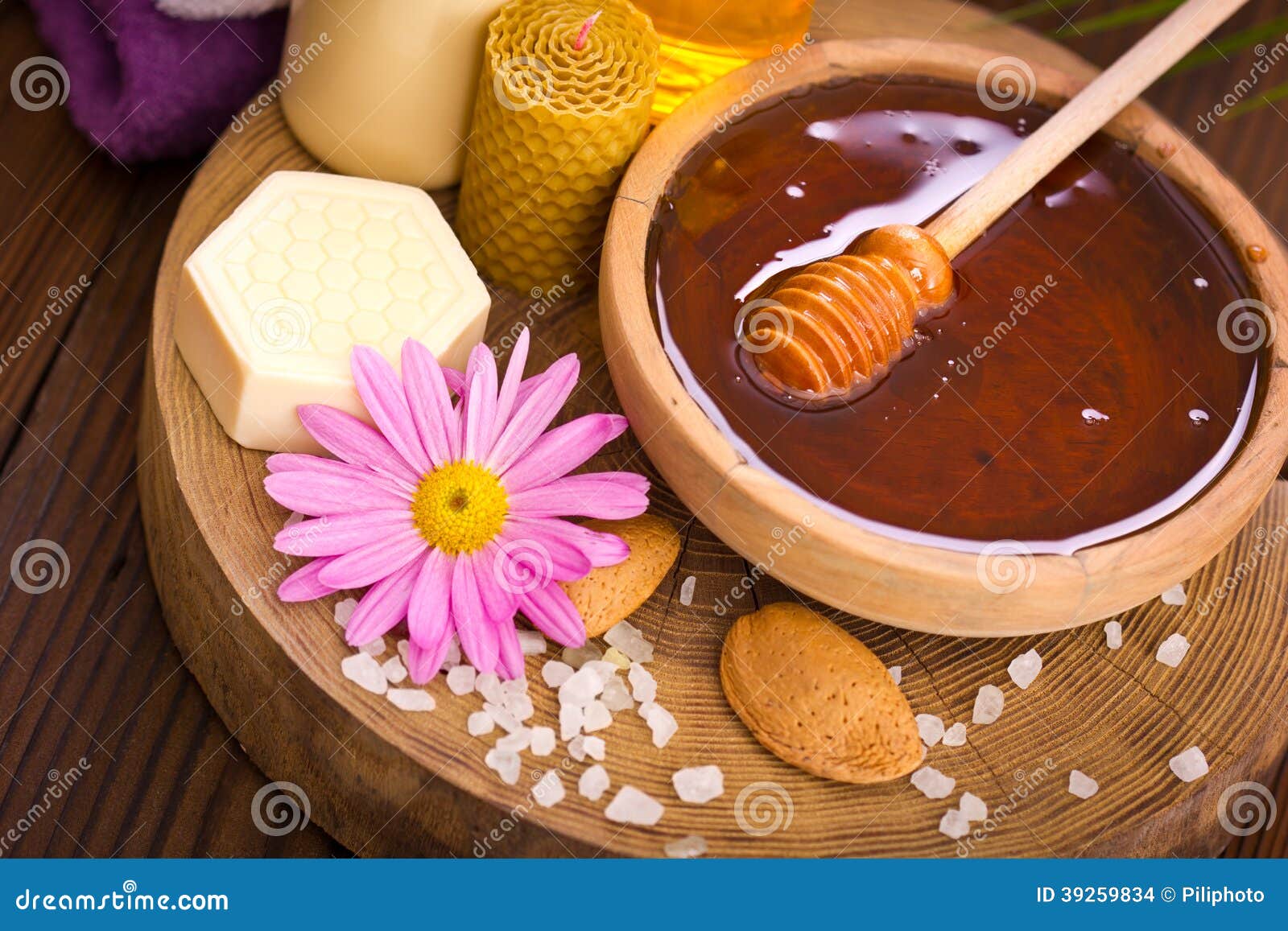 Honey and spa treatment stock photo. Image of healthy - 39259834