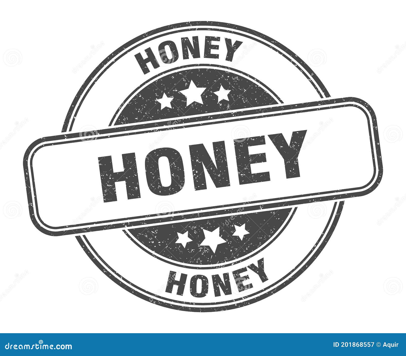 Honey Stamp. Honey Round Grunge Sign Stock Vector - Illustration of ...