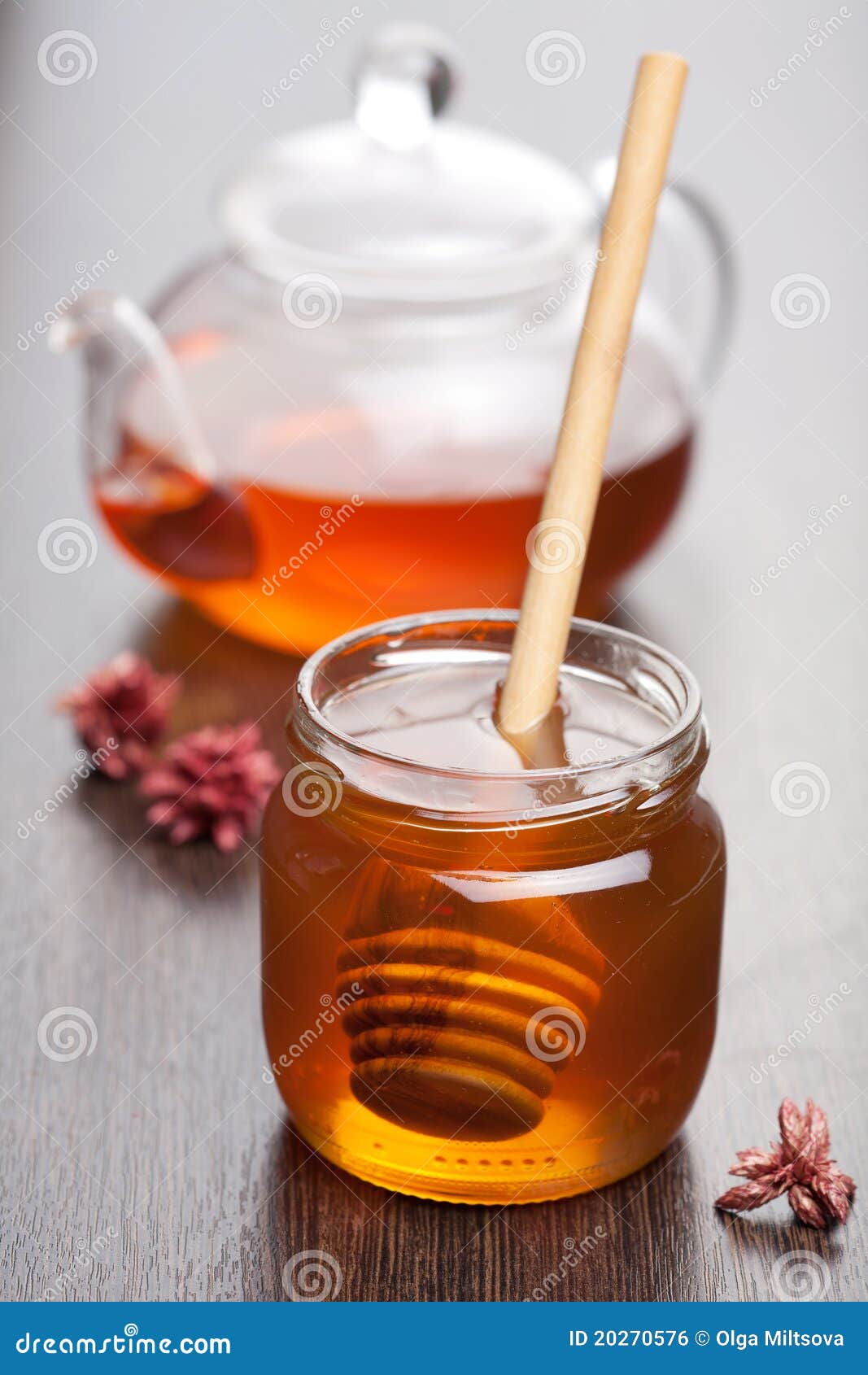 Honey and tea stock photo. Image of sweet, dipper, scented - 20270576