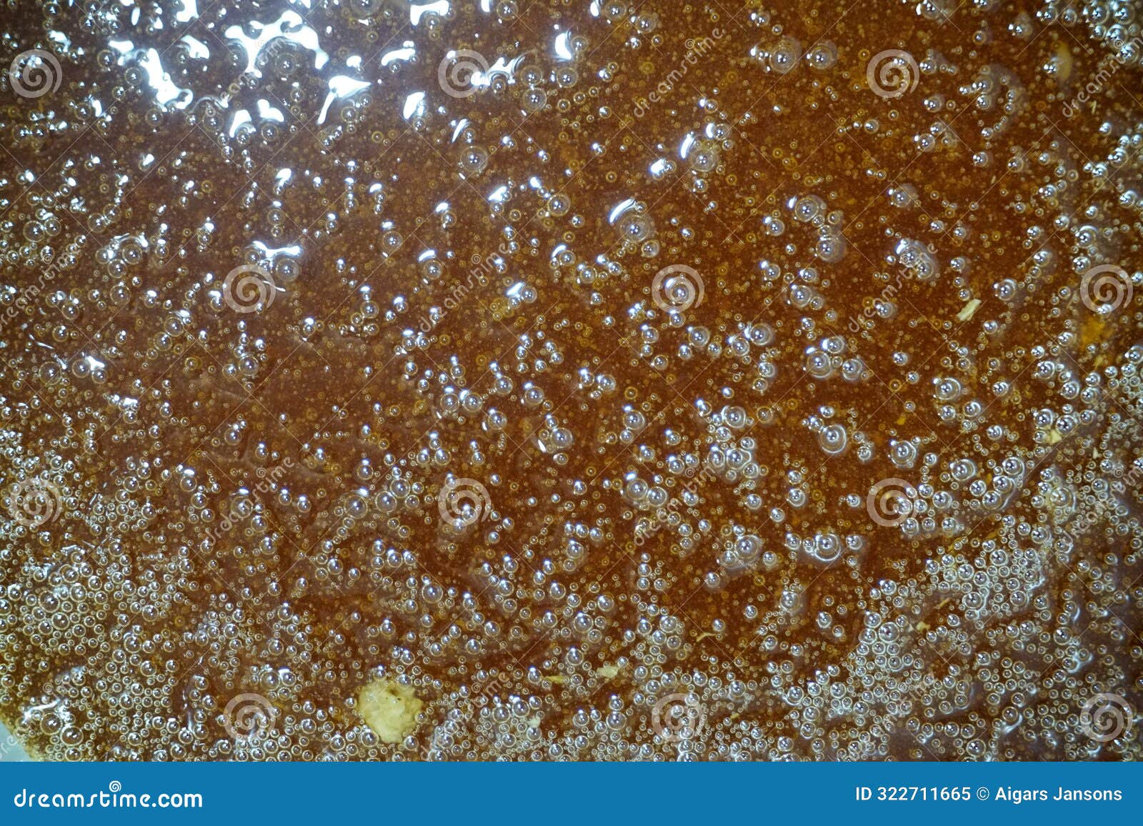 Honey Texture Close Up In The Detail Royalty-Free Stock Photo ...