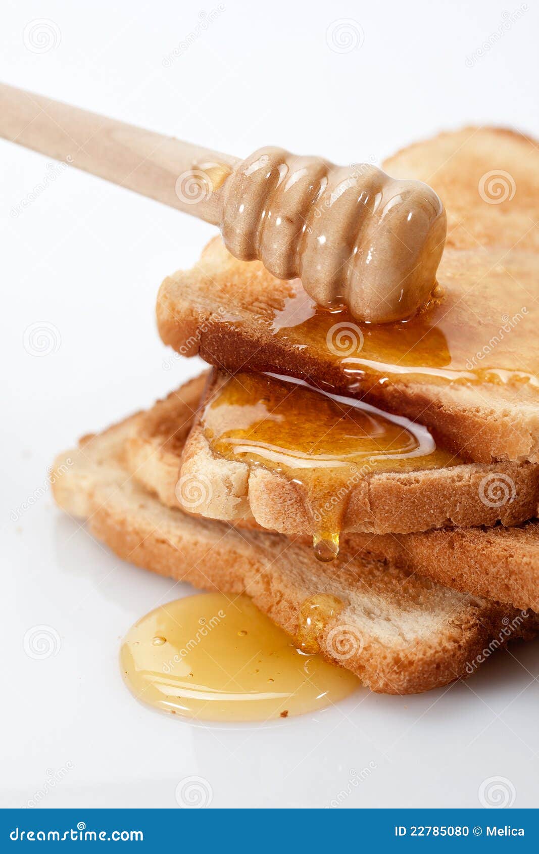 Honey and Toast stock photo. Image of slice, healthy - 22785080