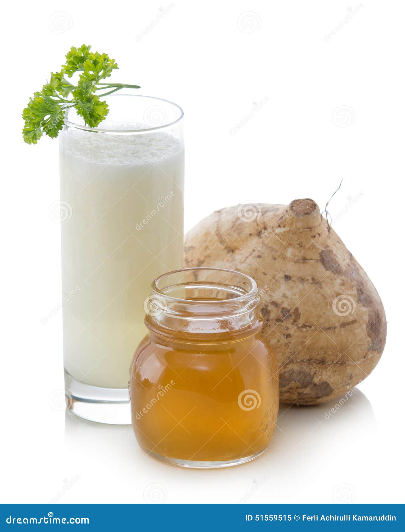Honey and Yam Smoothie stock image. Image of nature, modern - 51559515