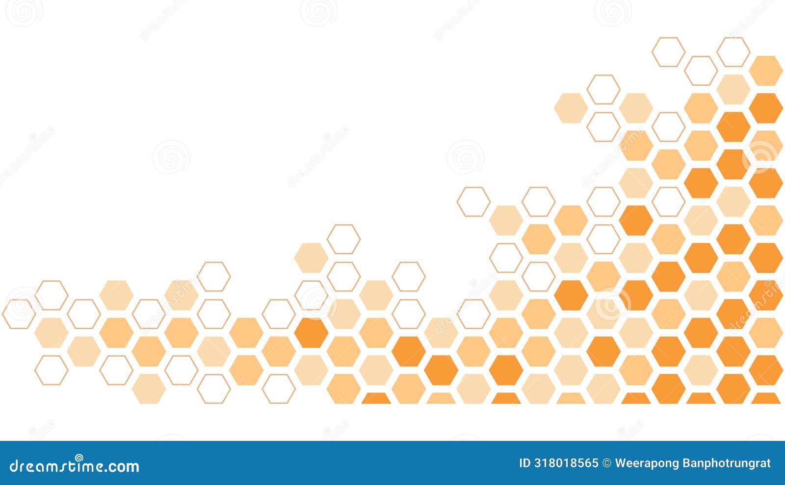 Honeycomb Abstract Artwork, Beehive Pattern for Decoration Stock Vector ...