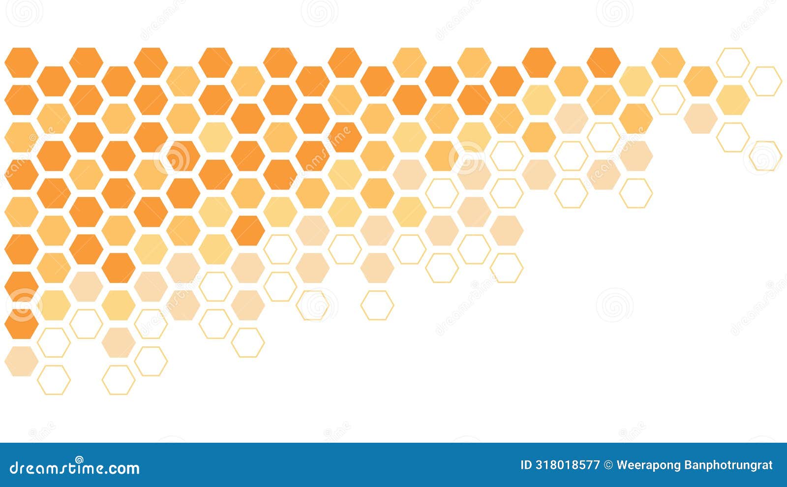 Honeycomb Abstract Artwork, Beehive Pattern for Decoration Stock Vector ...