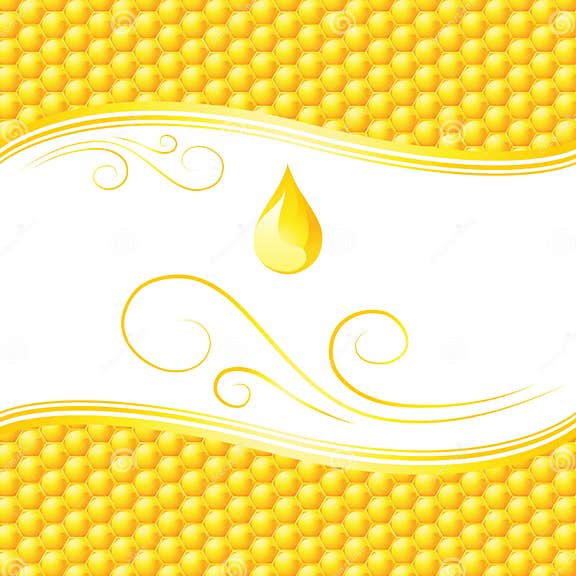 Honeycomb Abstract Background Stock Vector - Illustration of organic ...