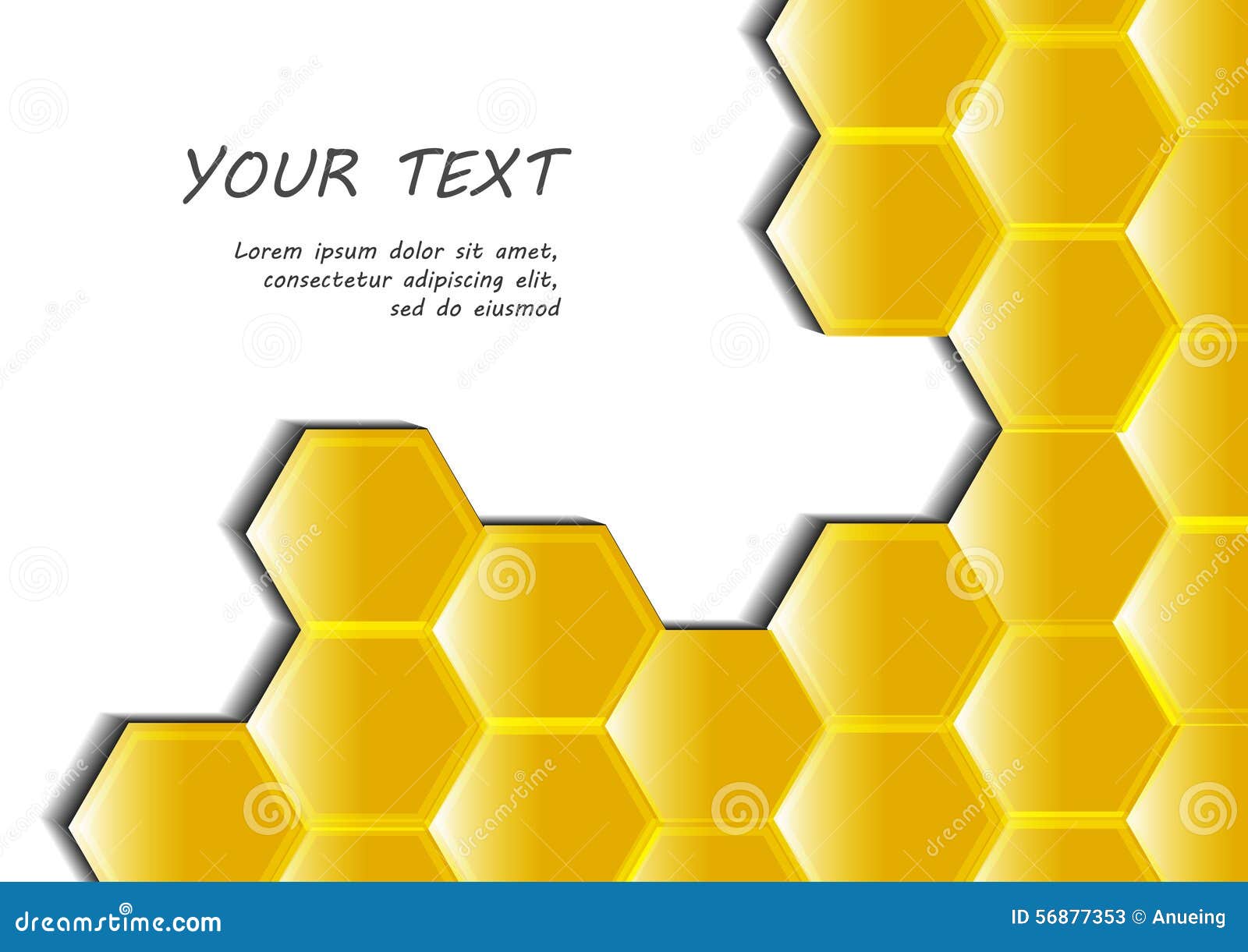 Honeycomb Abstract Background Stock Vector - Illustration of frame ...