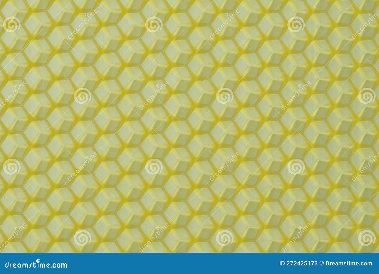 Honeycomb Base with Embossed Bee Cells in the Shape of a Hexagon Stock ...