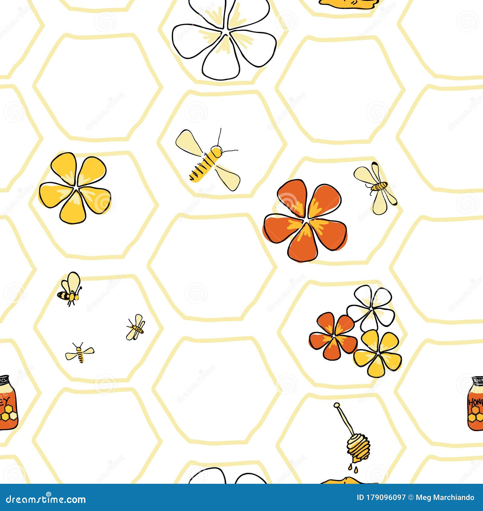 Honey Comb Pattern Cartoon Stock Illustrations – 633 Honey Comb Pattern ...