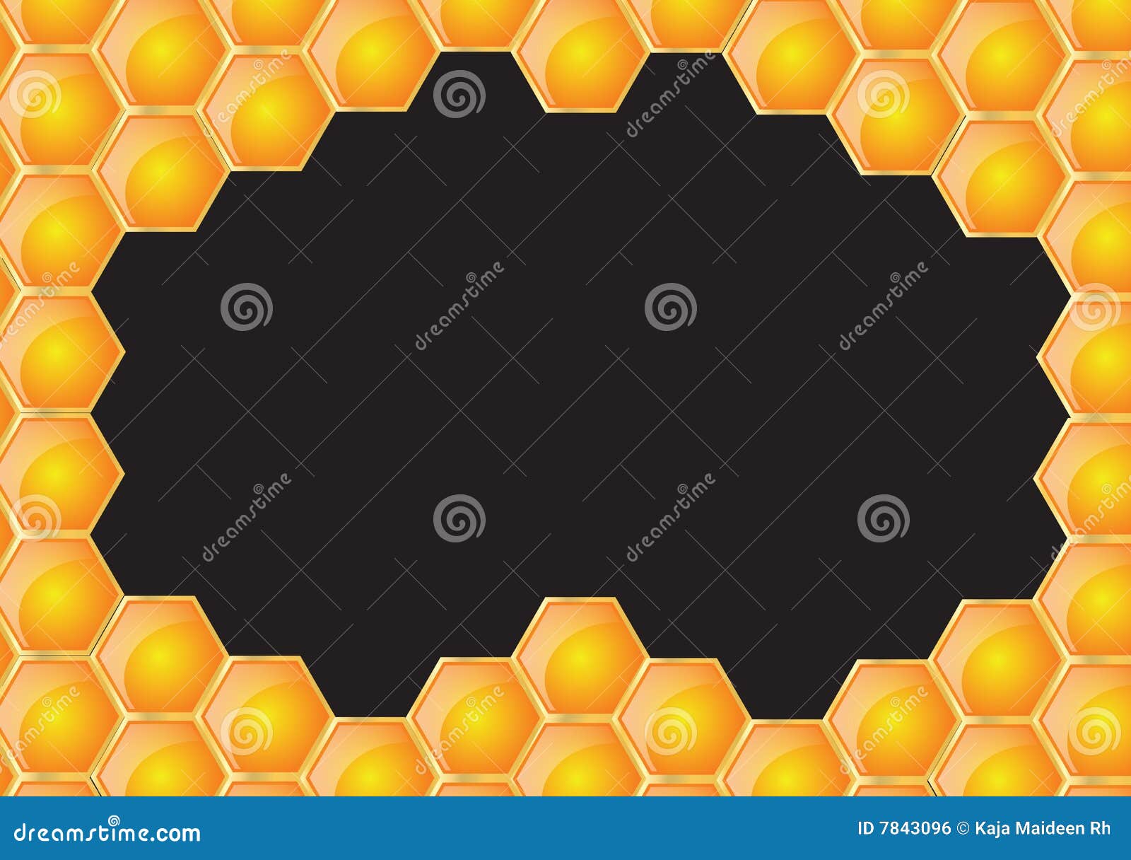 Honeycomb Clipart Border