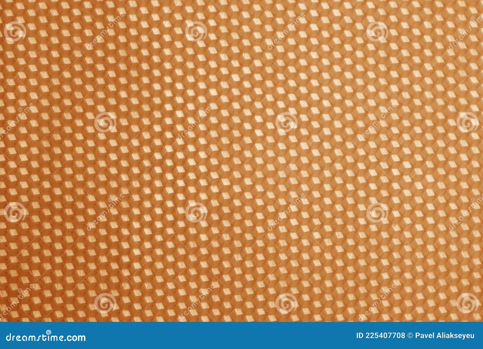 Honeycomb Cells Of Cardboard Stiffening Rib Background Royalty-Free ...