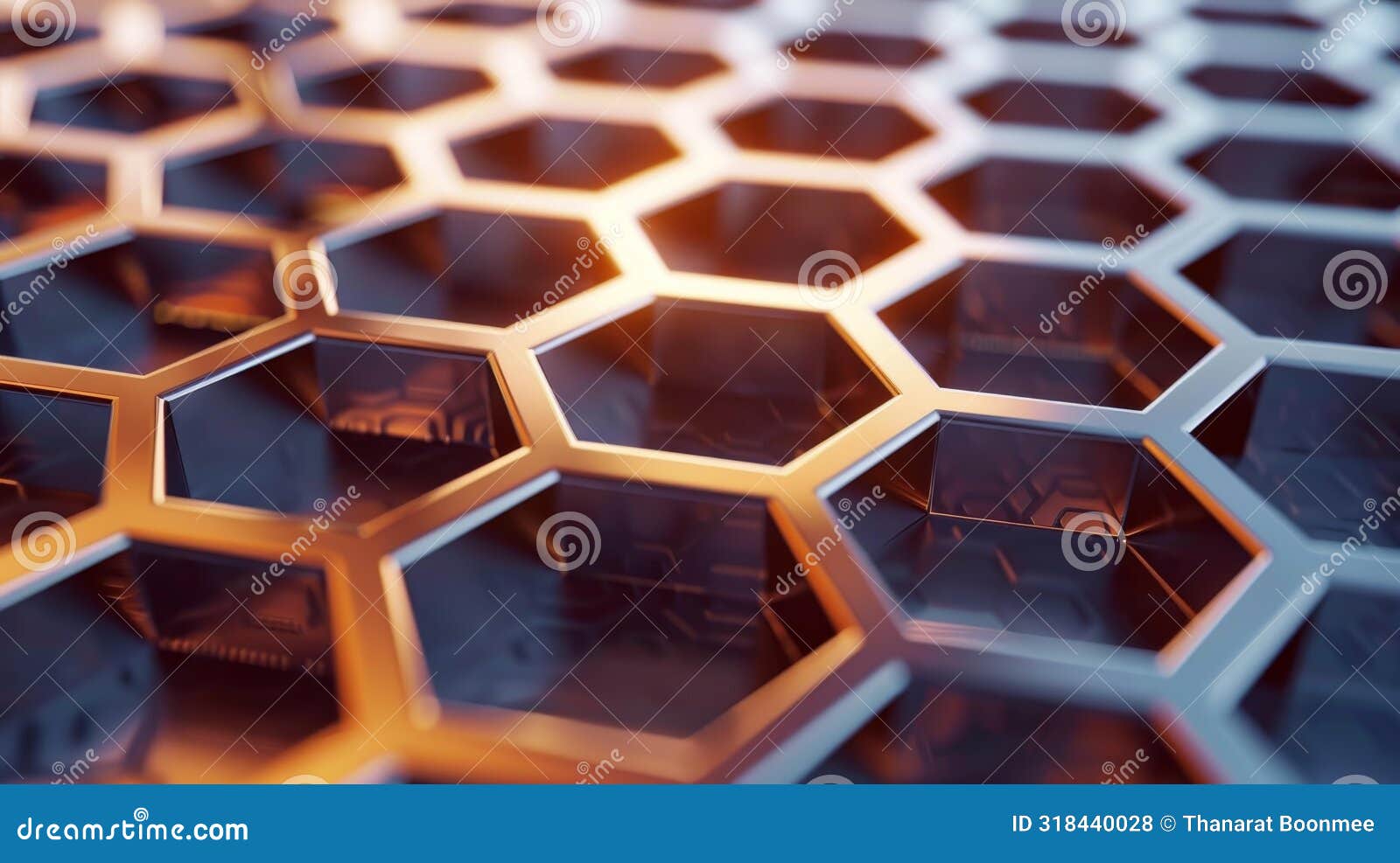 Honeycomb Collage Template Interconnected Hexagons for Unique Structure ...
