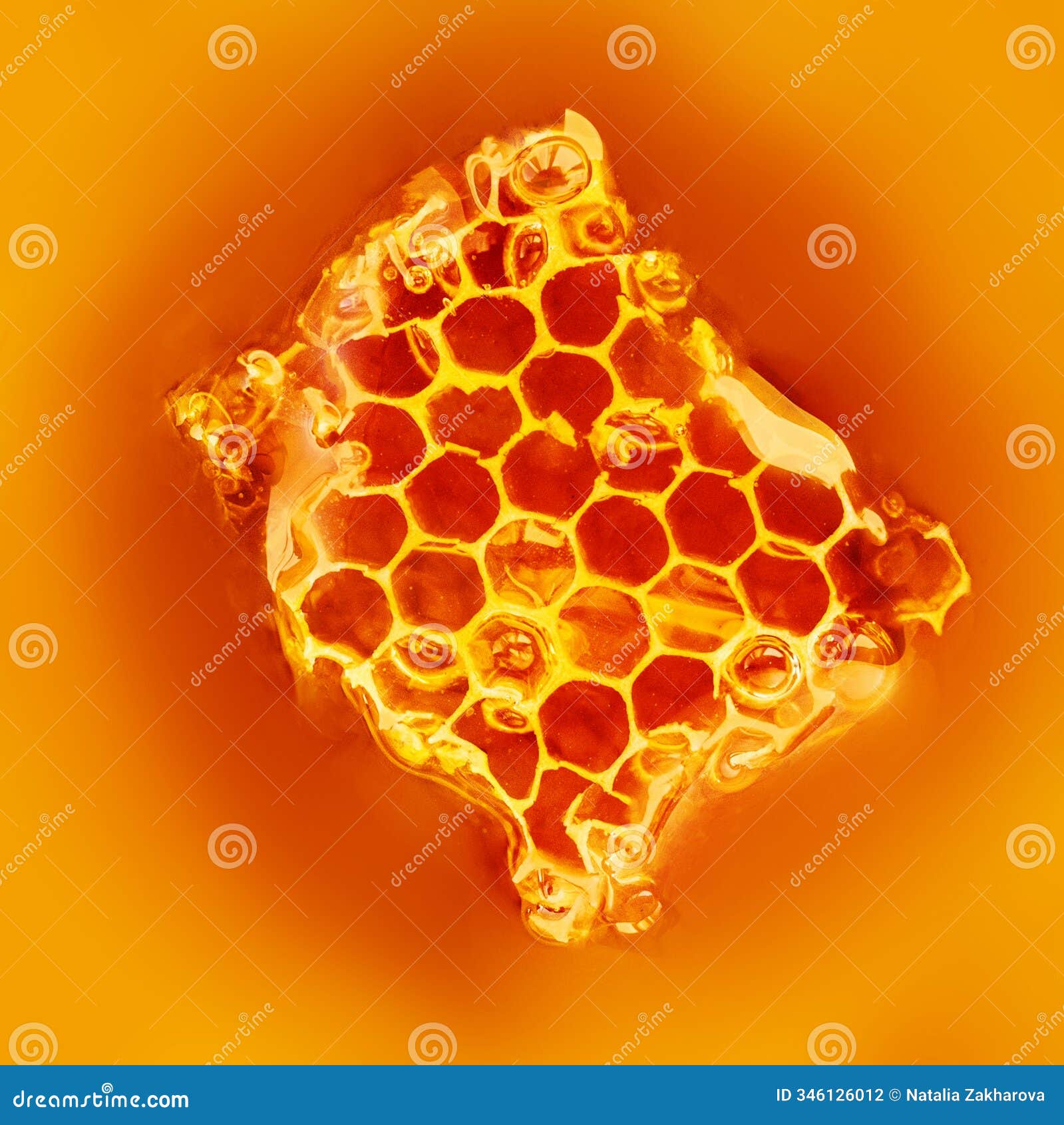 Honeycomb with Flowing Honey Syrup Texture Background. Honey Wallpaper ...