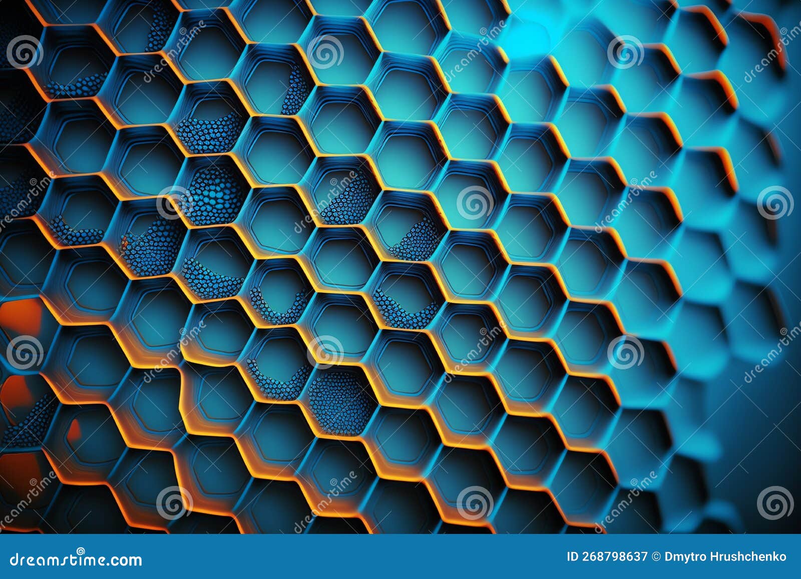 Hive Hexagonal Background With Success Word Vector Illustration ...