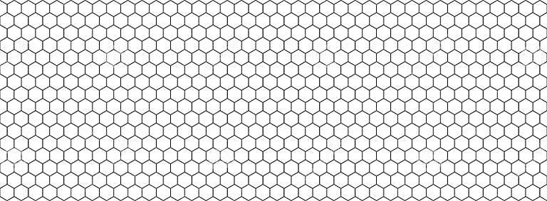 Honeycomb Hexagon Pattern. Vector Isolated Texture. Comb Texture Design ...