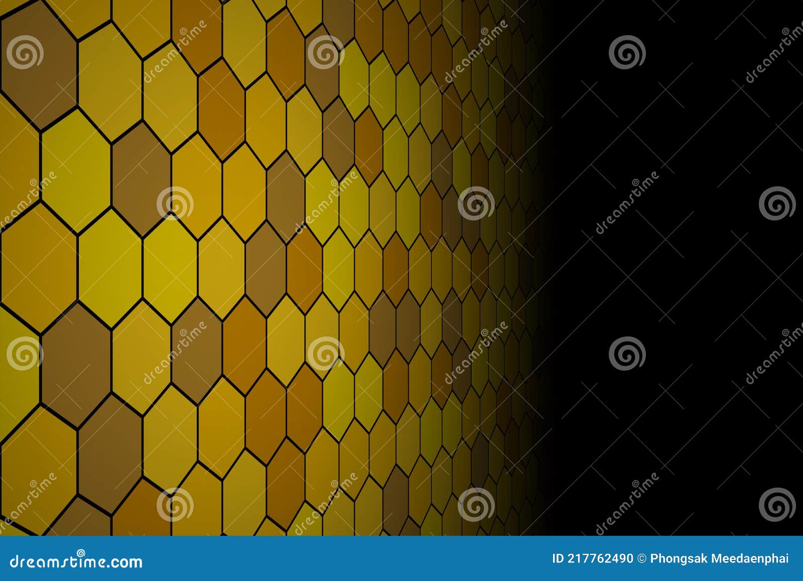 Honeycomb or Honey Grid Tiled for Background or Hexagonal Cell Texture ...