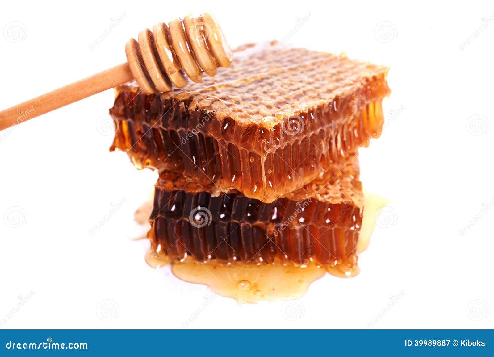Honeycomb with honey stock image. Image of beeswax, orange - 39989887