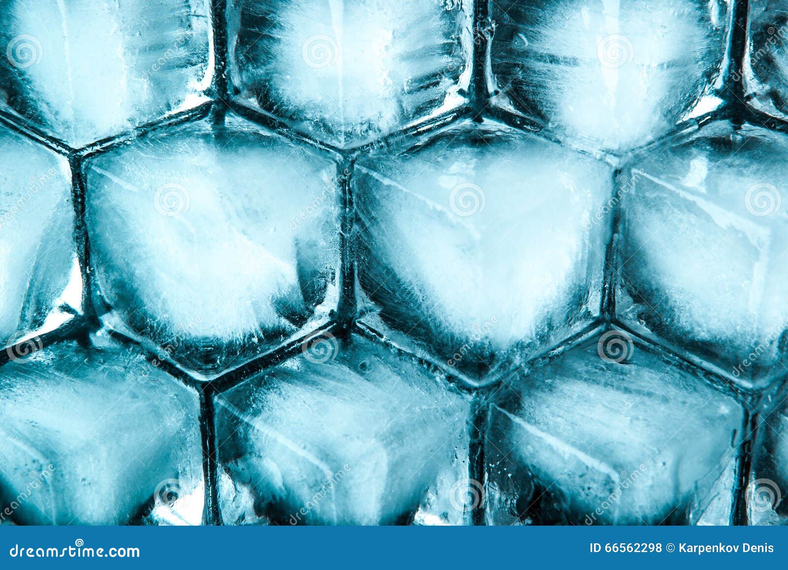 Honeycomb Ice Cubes Background Top View Stock Photo - Image of kitchen ...