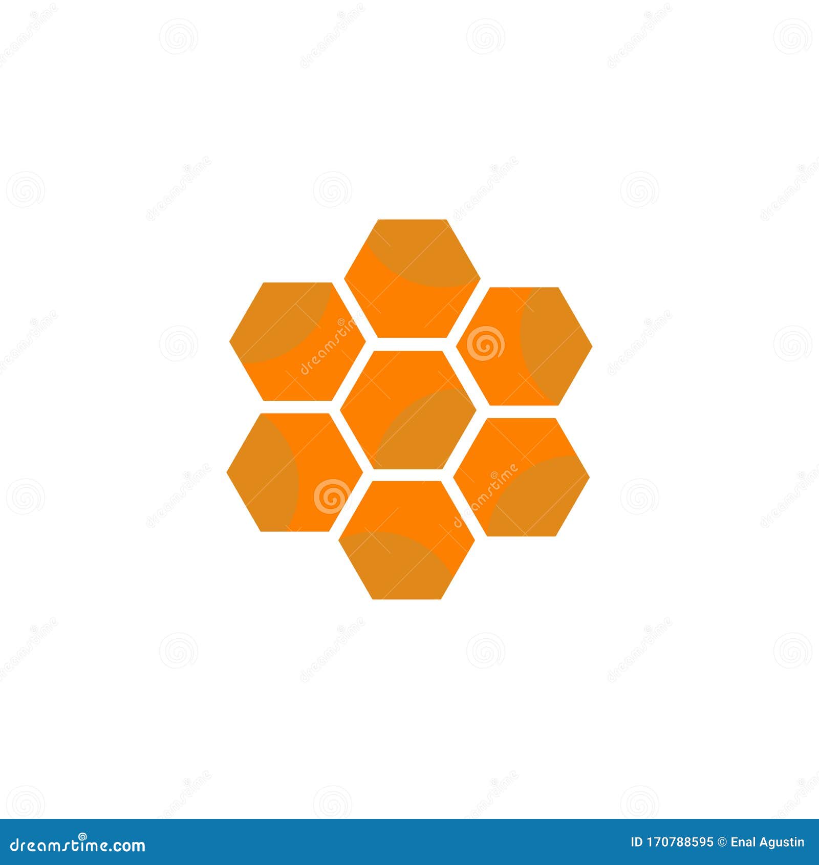 Honeycomb Icon Logo Design Vector Template Stock Vector - Illustration ...