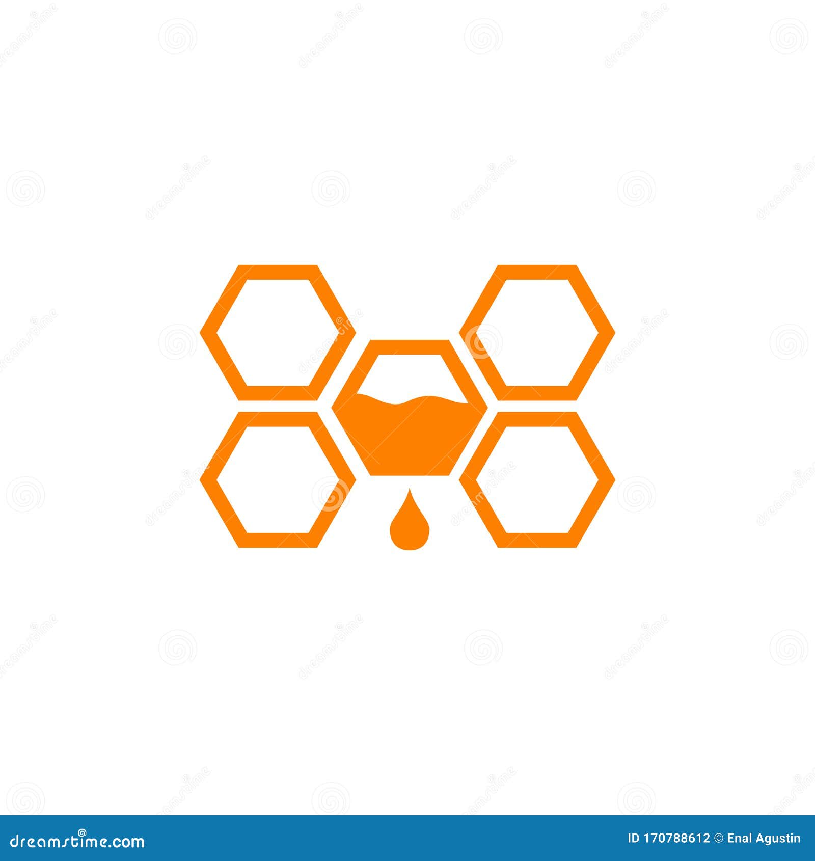 Honeycomb Icon Logo Design Vector Template Stock Vector - Illustration ...