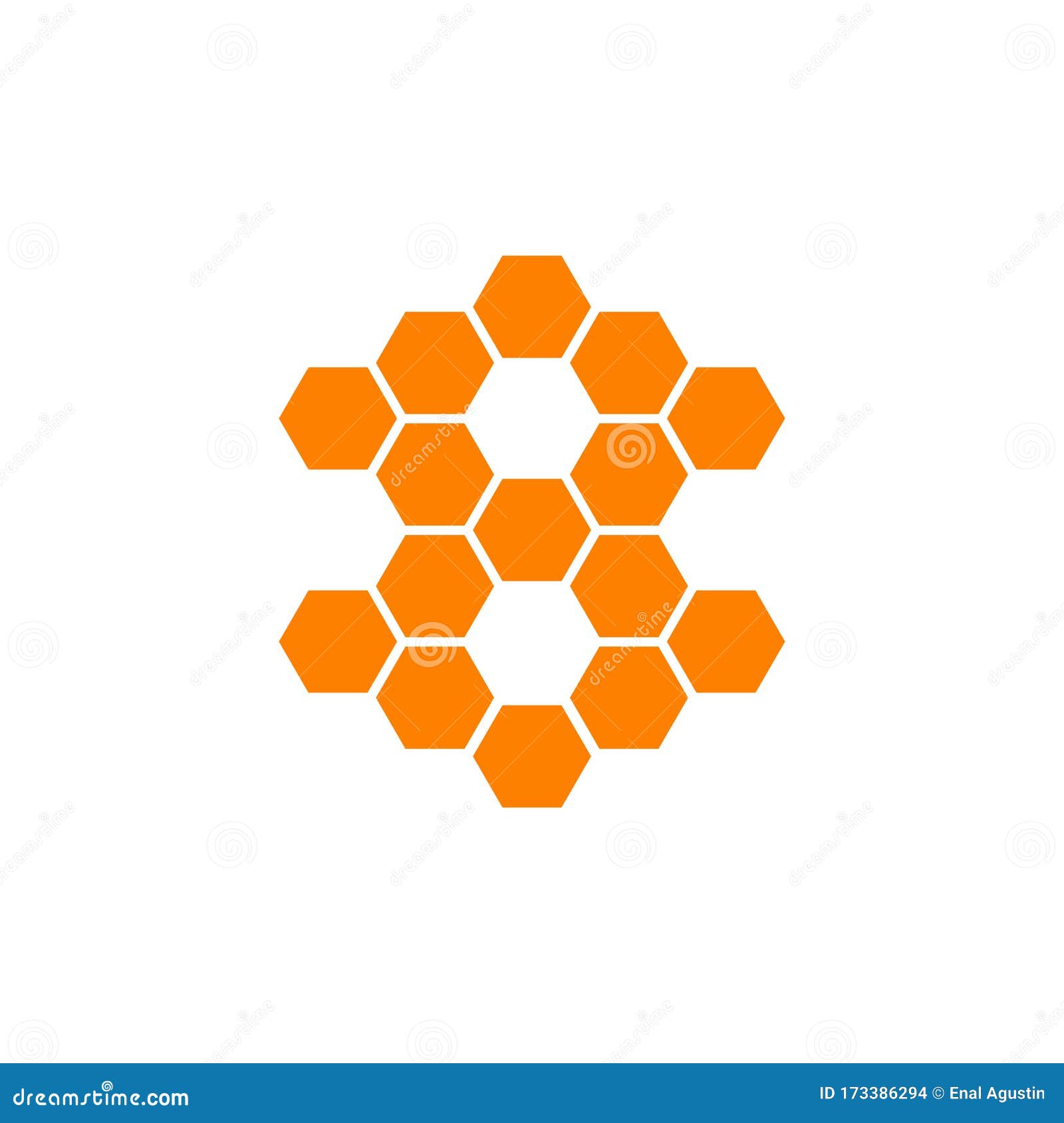 Honeycomb Logo Design Icon Vector Template Stock Vector - Illustration ...