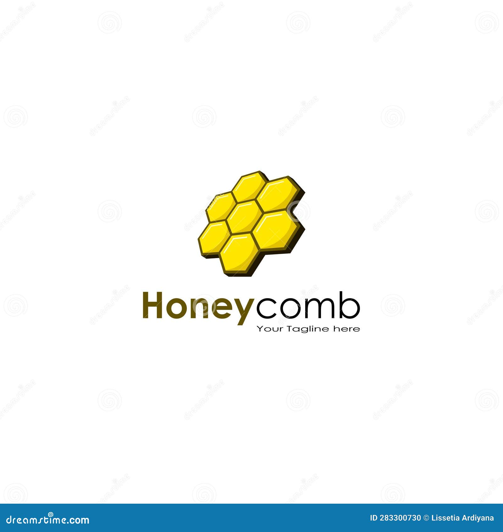 Honeycomb Logo Design Vector Graphics Stock Vector - Illustration of isolated, modern: 283300730