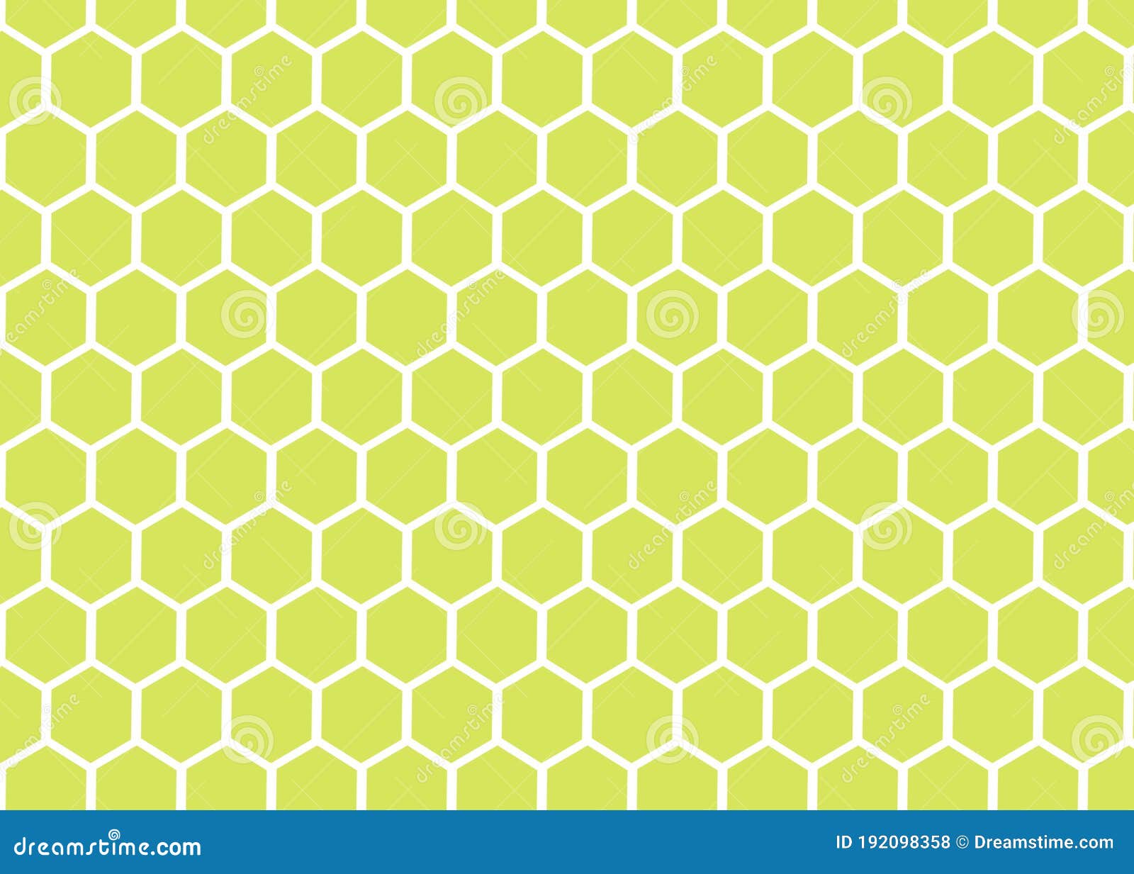 Honeycomb Pattern in Green Color Stock Illustration - Illustration of ...