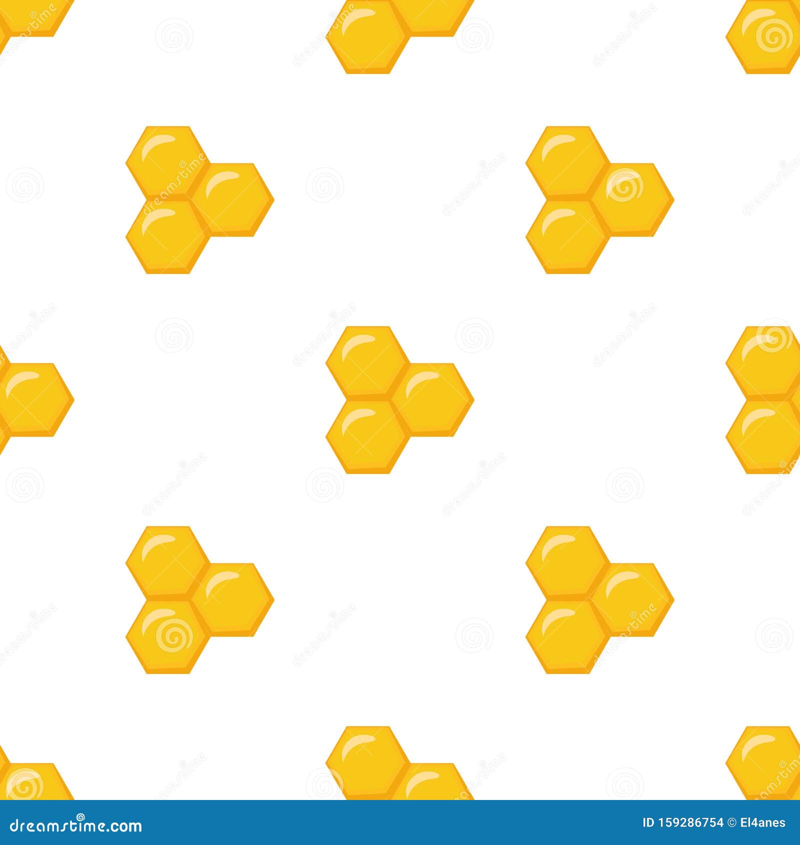 Honeycomb Pattern. Vector stock vector. Illustration of textile - 159286754